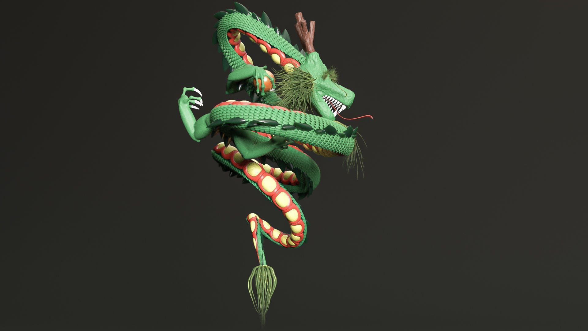 Shenron from Dragon Ball 3D model | CGTrader