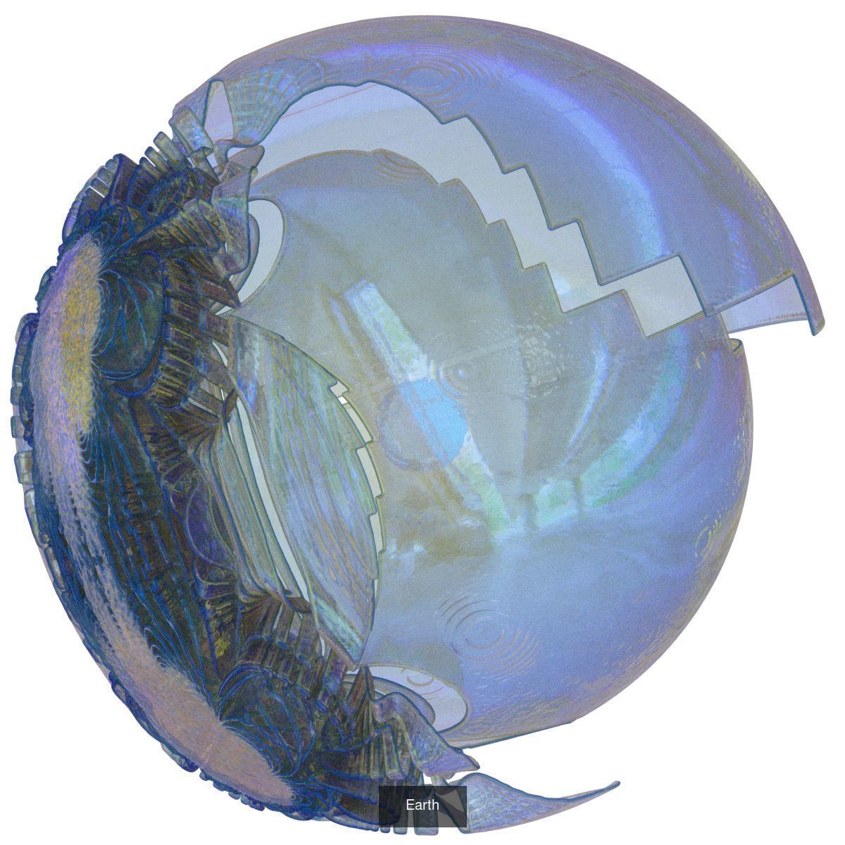 24 Blue Orbs 3D Model Collection | CGTrader