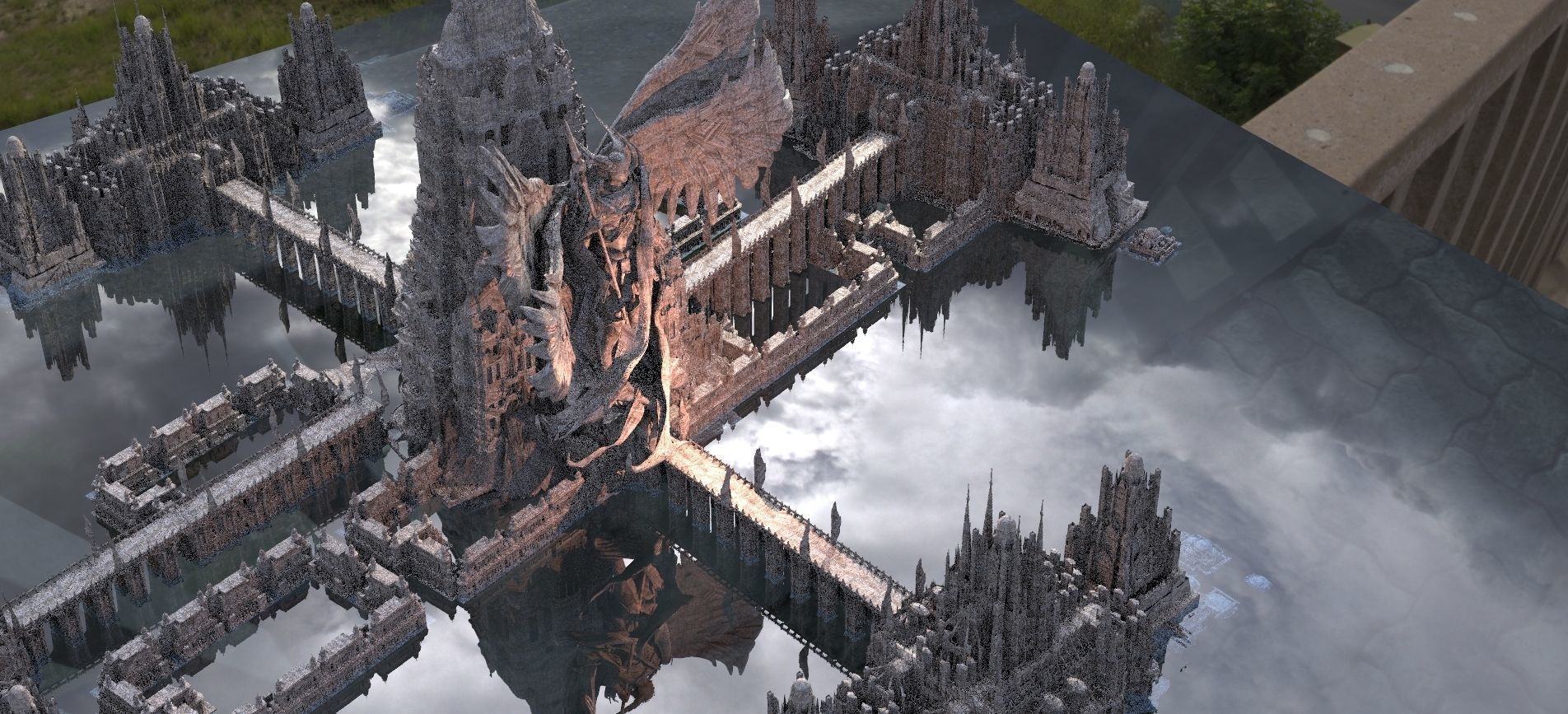 Dantes Inferno Hellscape Kitbash 3 3D model | CGTrader