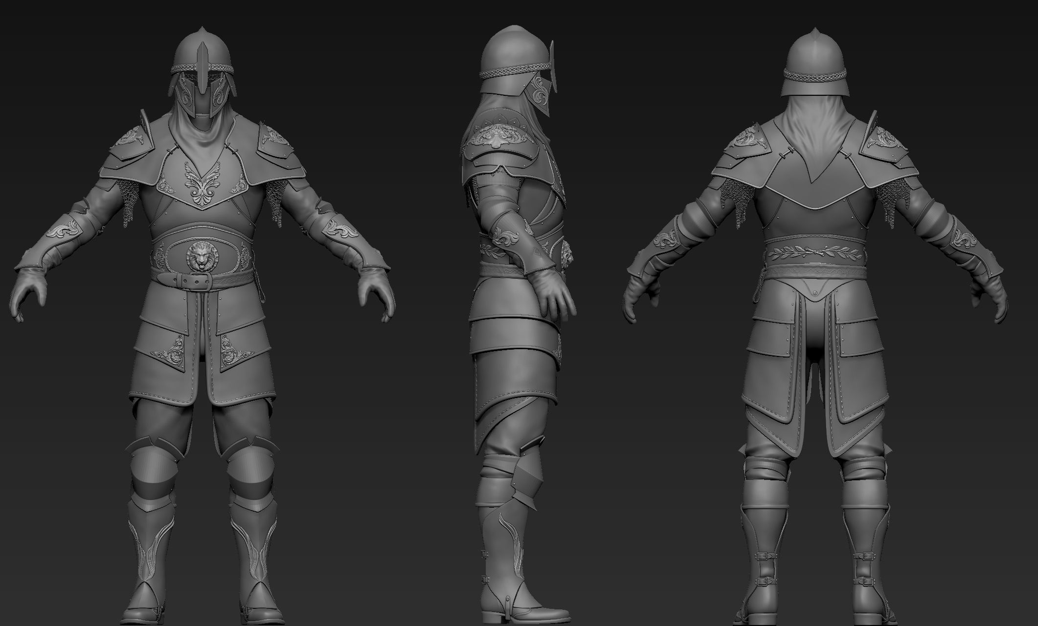 Knight Armor 2 3D model | CGTrader