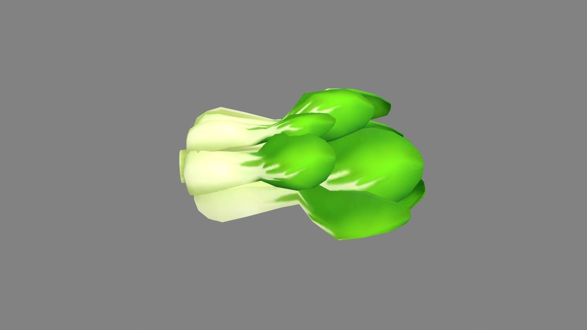 3D model Cartoon green cabbage VR / AR / low-poly | CGTrader