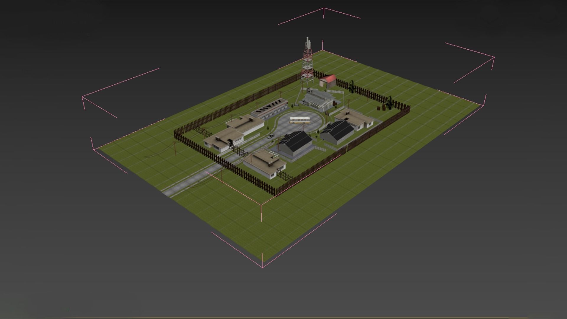 3D model Nuke Town Game Environment VR / AR / low-poly | CGTrader