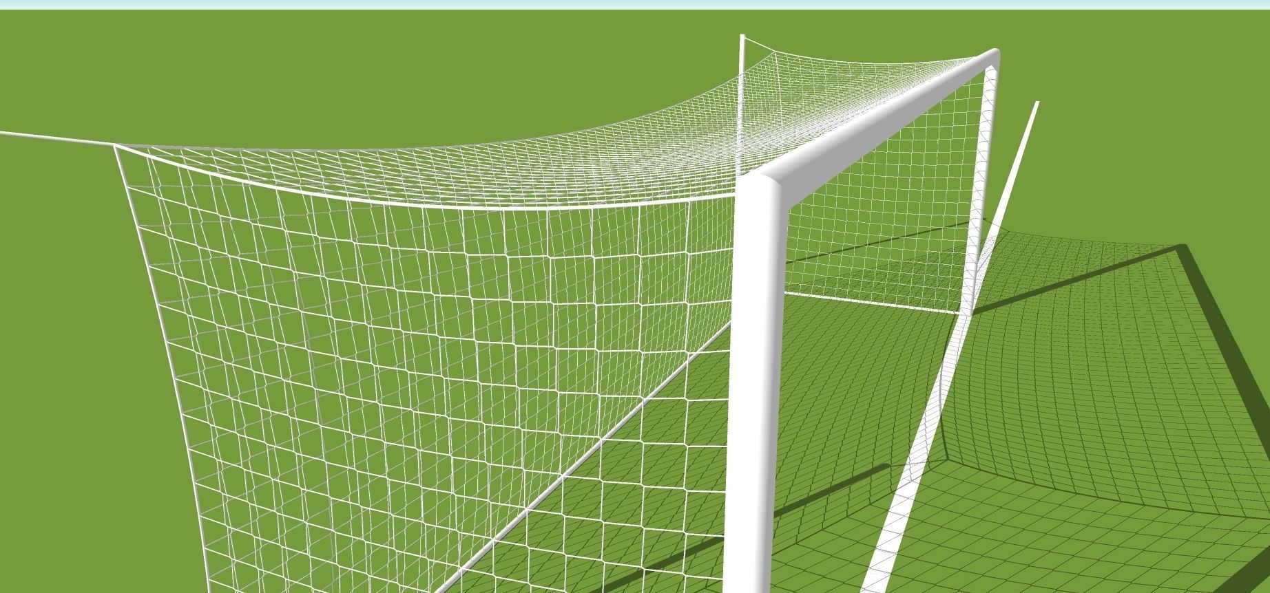 Realistic football goal or soccer goal 3D model | CGTrader