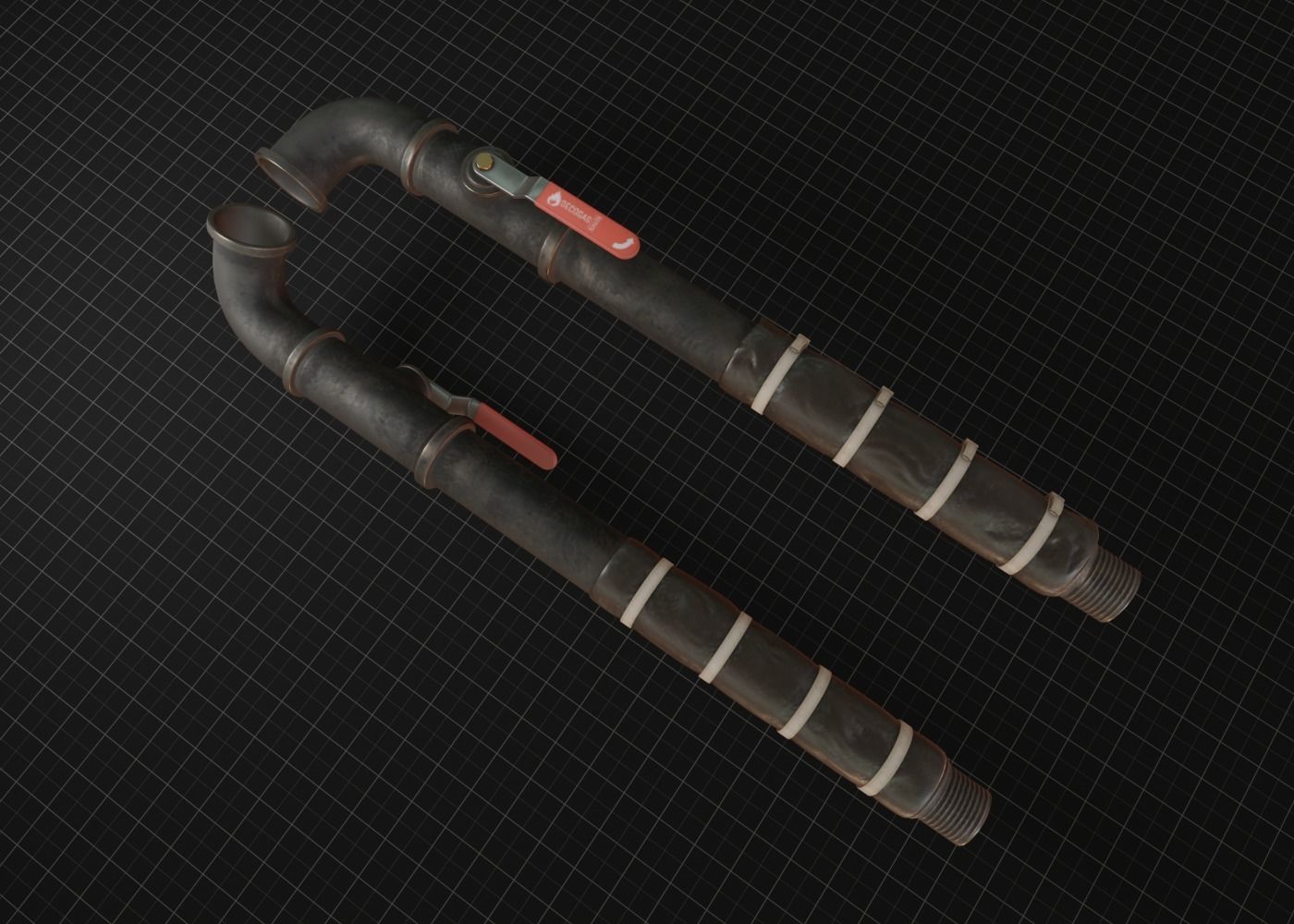 3D model Pipe Mele Weapon VR / AR / low-poly | CGTrader