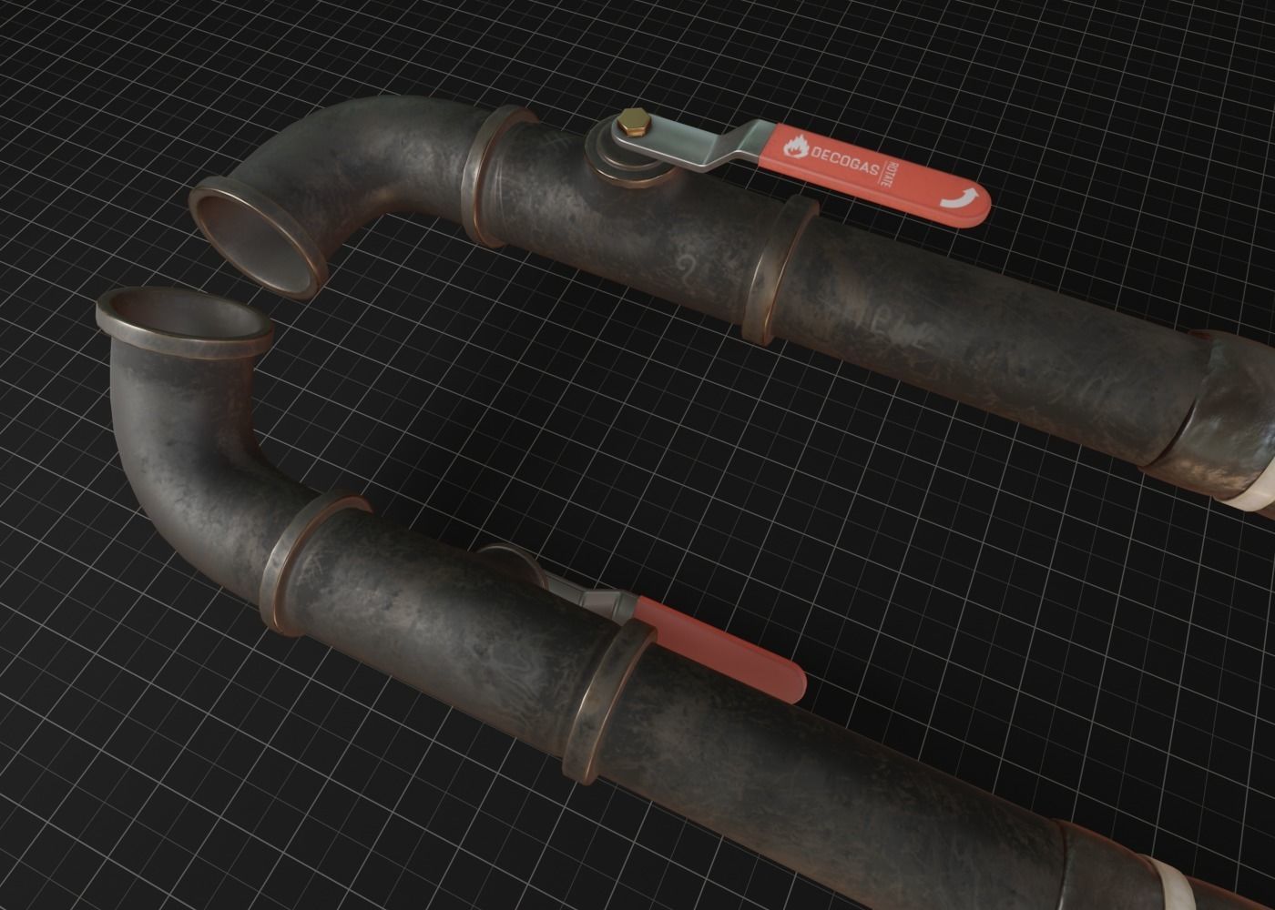 3D model Pipe Mele Weapon VR / AR / low-poly | CGTrader