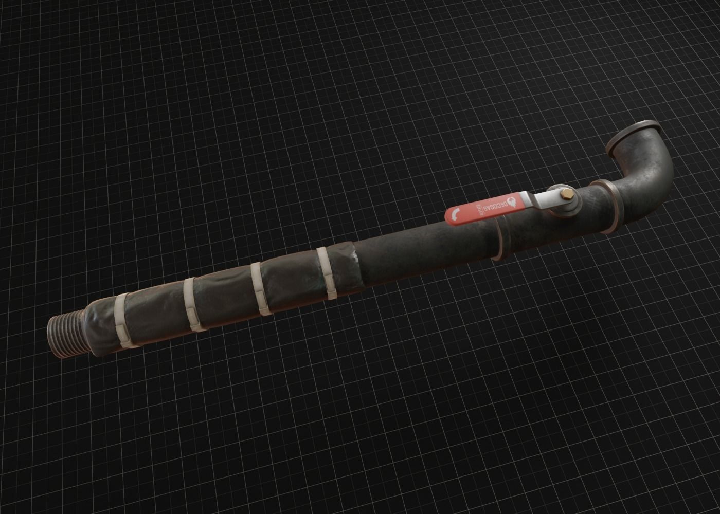 3D model Pipe Mele Weapon VR / AR / low-poly | CGTrader