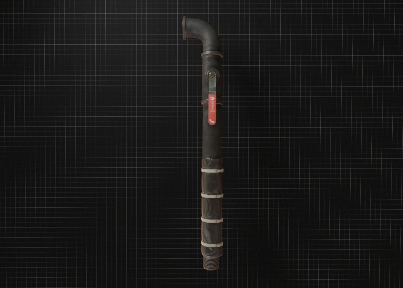 3D model Pipe Mele Weapon VR / AR / low-poly | CGTrader