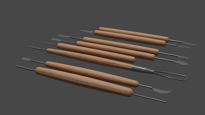 Sculptor tools free 3D model | CGTrader