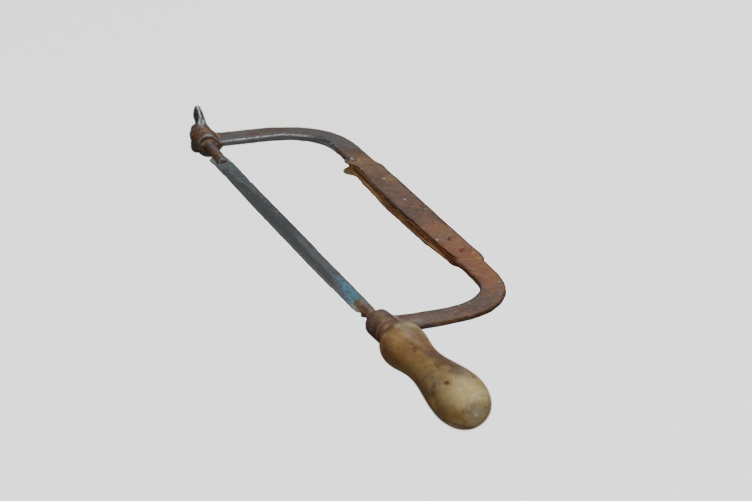 3D model Rusty Tools Hacksaw 3D scan PBR 4K textures VR / AR / low-poly ...