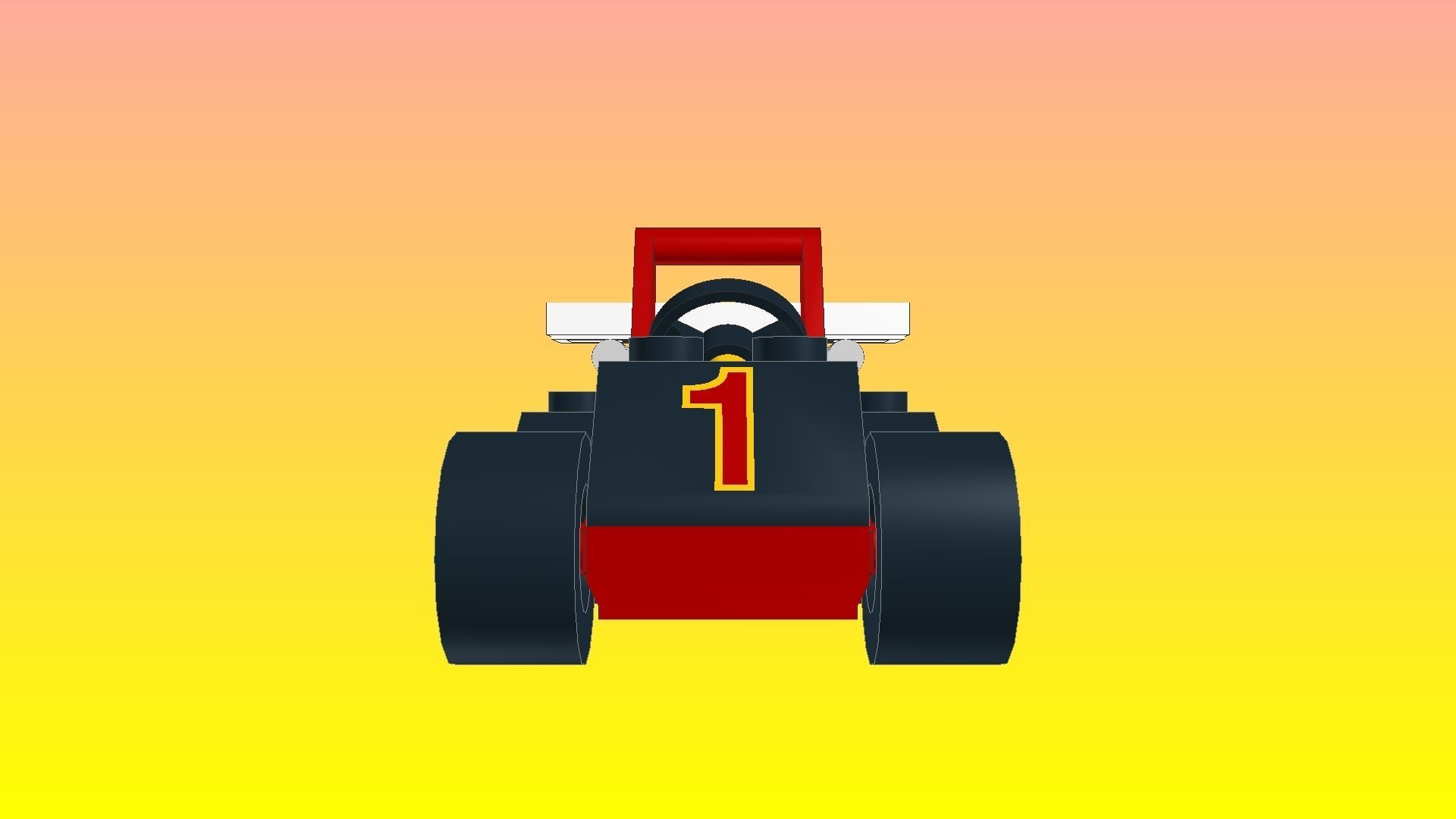 Lego Car Model 6436 3D model | CGTrader