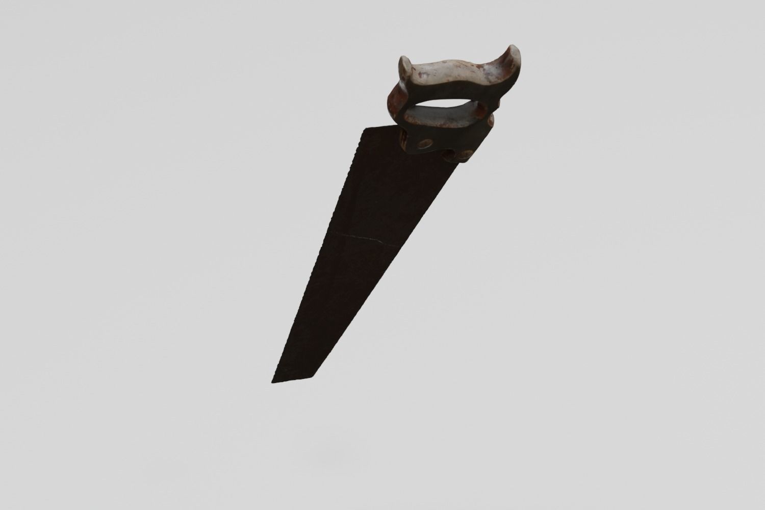 3D model Rusty Tool Panel Saw 3D scan PBR 4K textures VR / AR / low ...