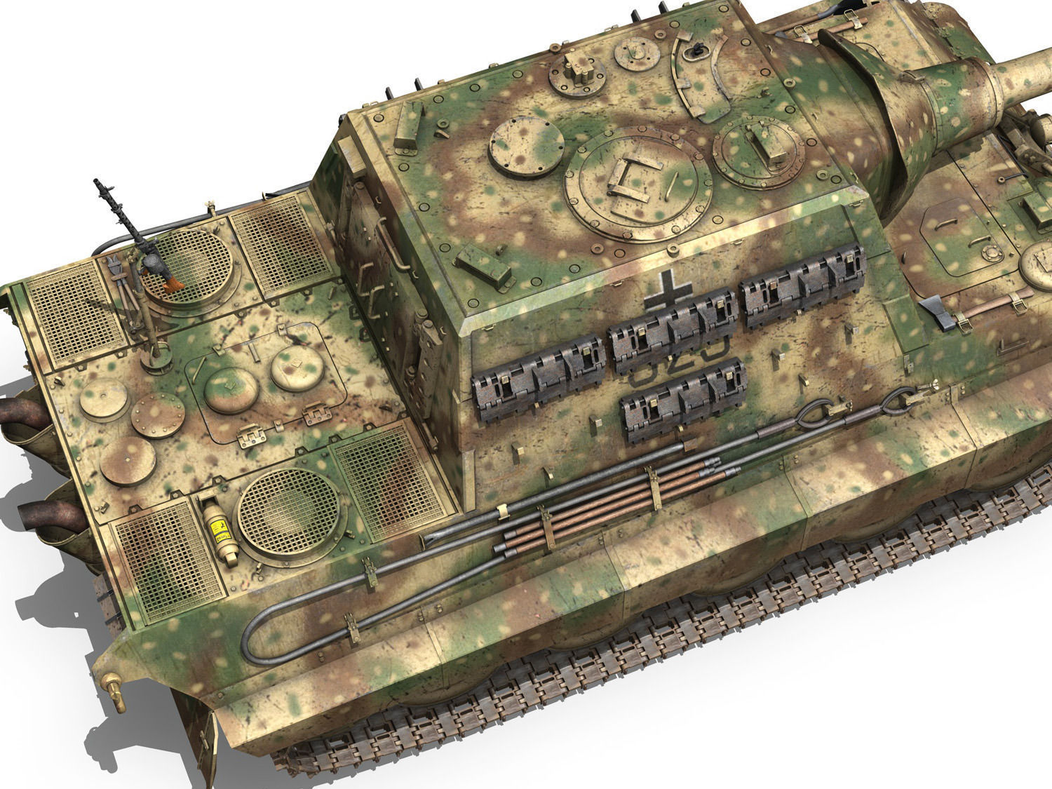 SDKFZ 186 Jagdtiger - 323 3D model | CGTrader