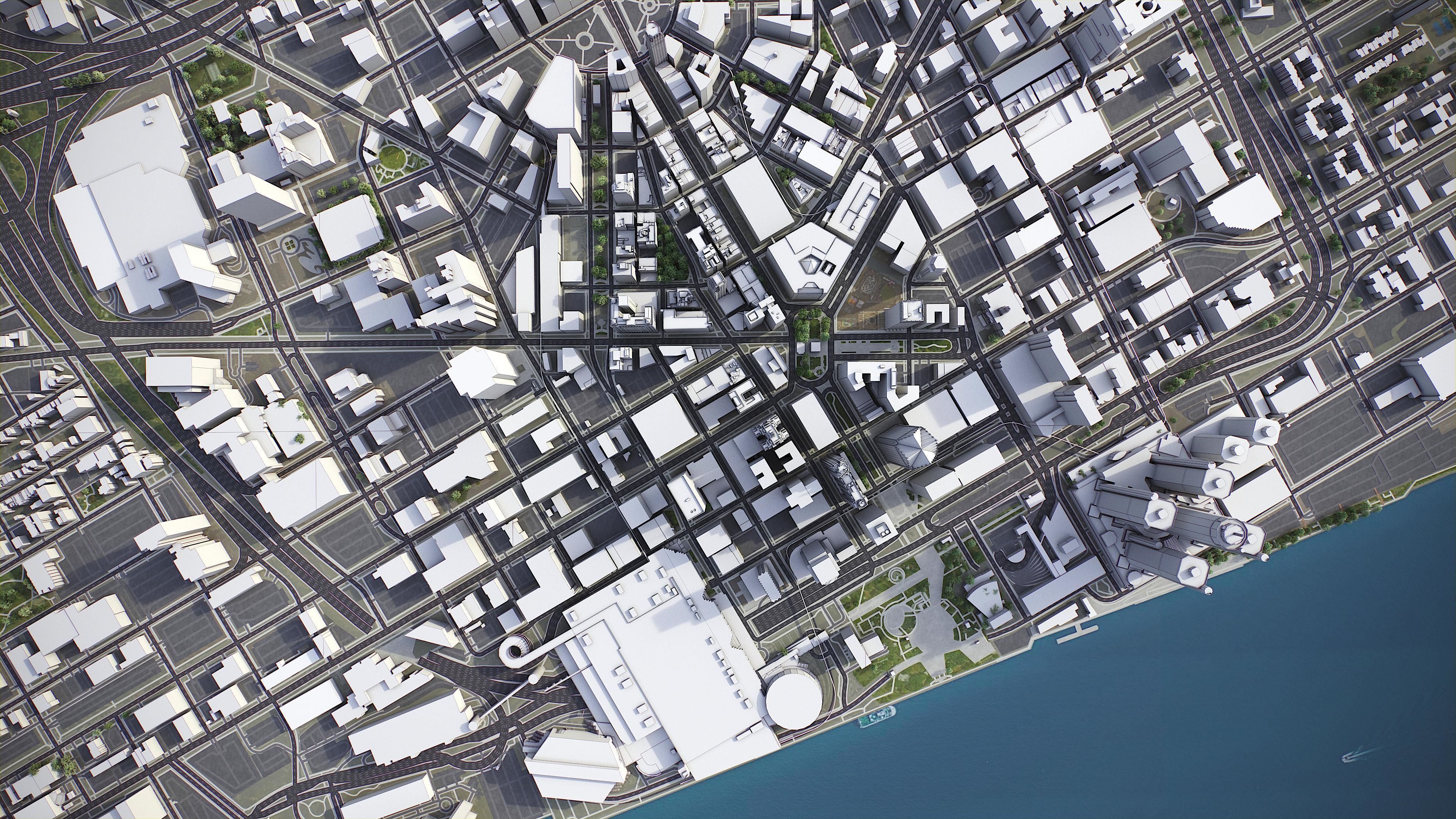 3D model Detroit VR / AR / low-poly | CGTrader