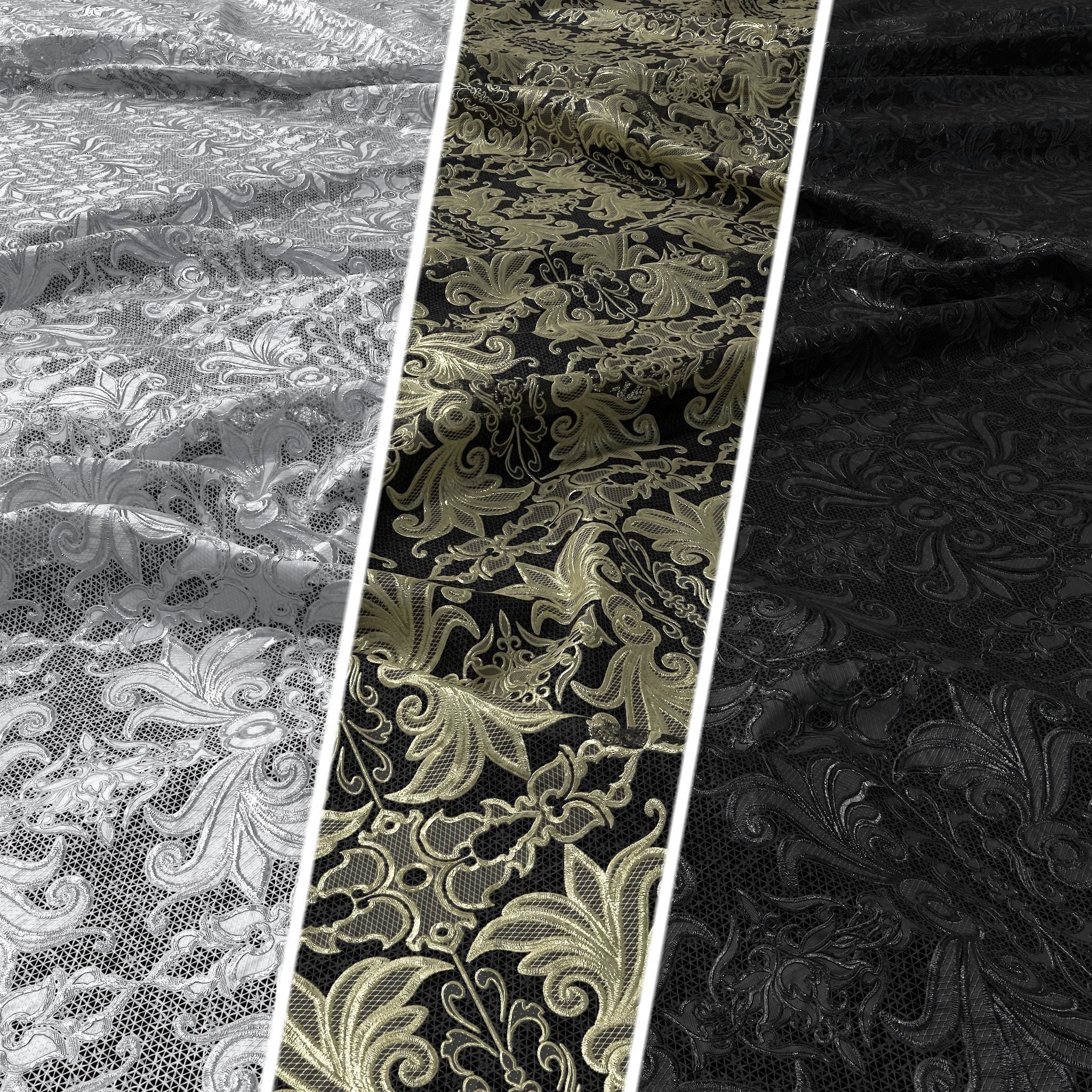 Lace Embroidery 08 - 4K - PBR - PNG - SBSAR Texture | CGTrader