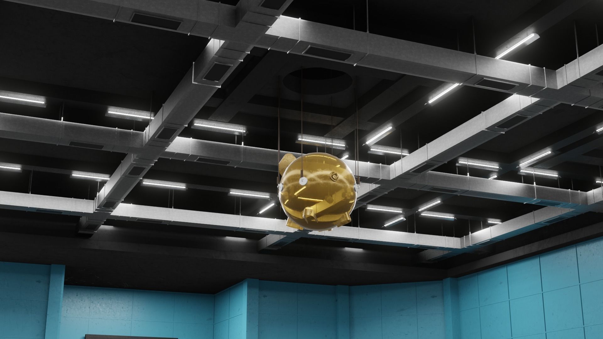 3D model Squid Game Bathroom Sleeping area 3D model VR / AR / low-poly ...