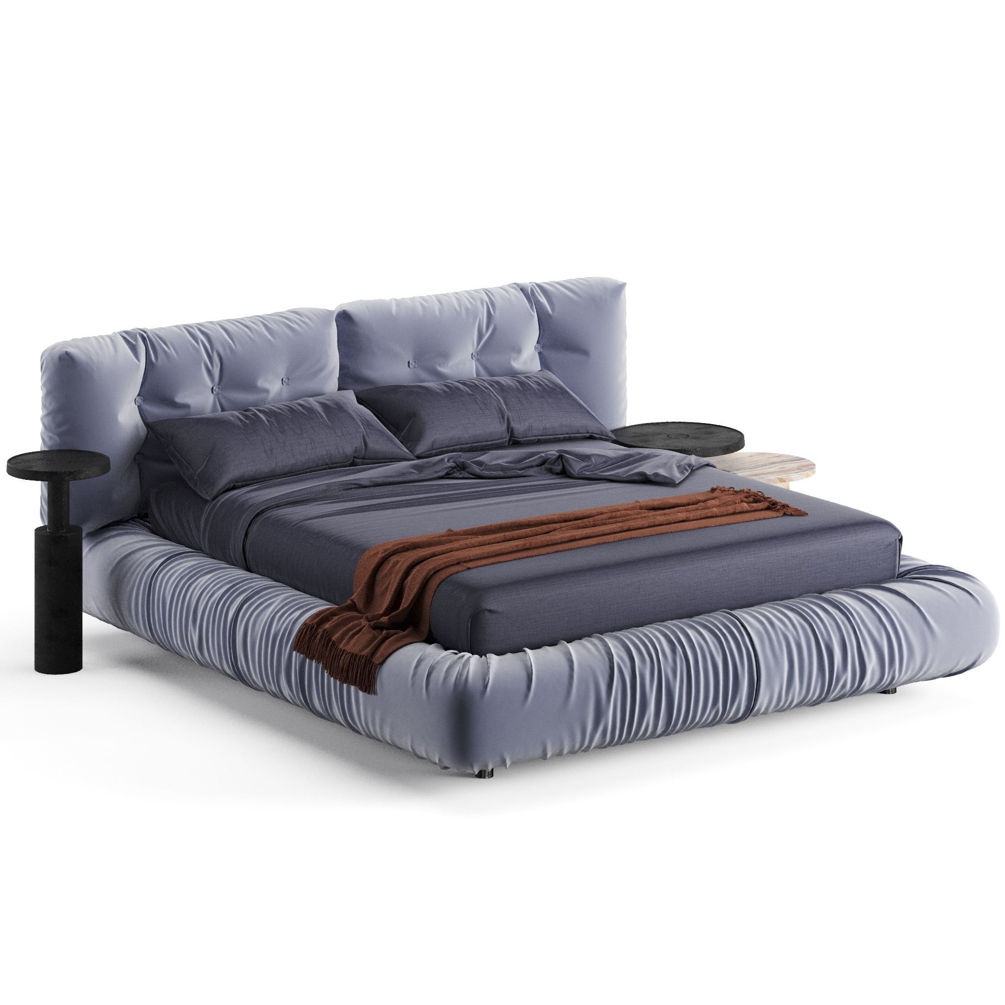 Baxter Milano Bed 3D model | CGTrader