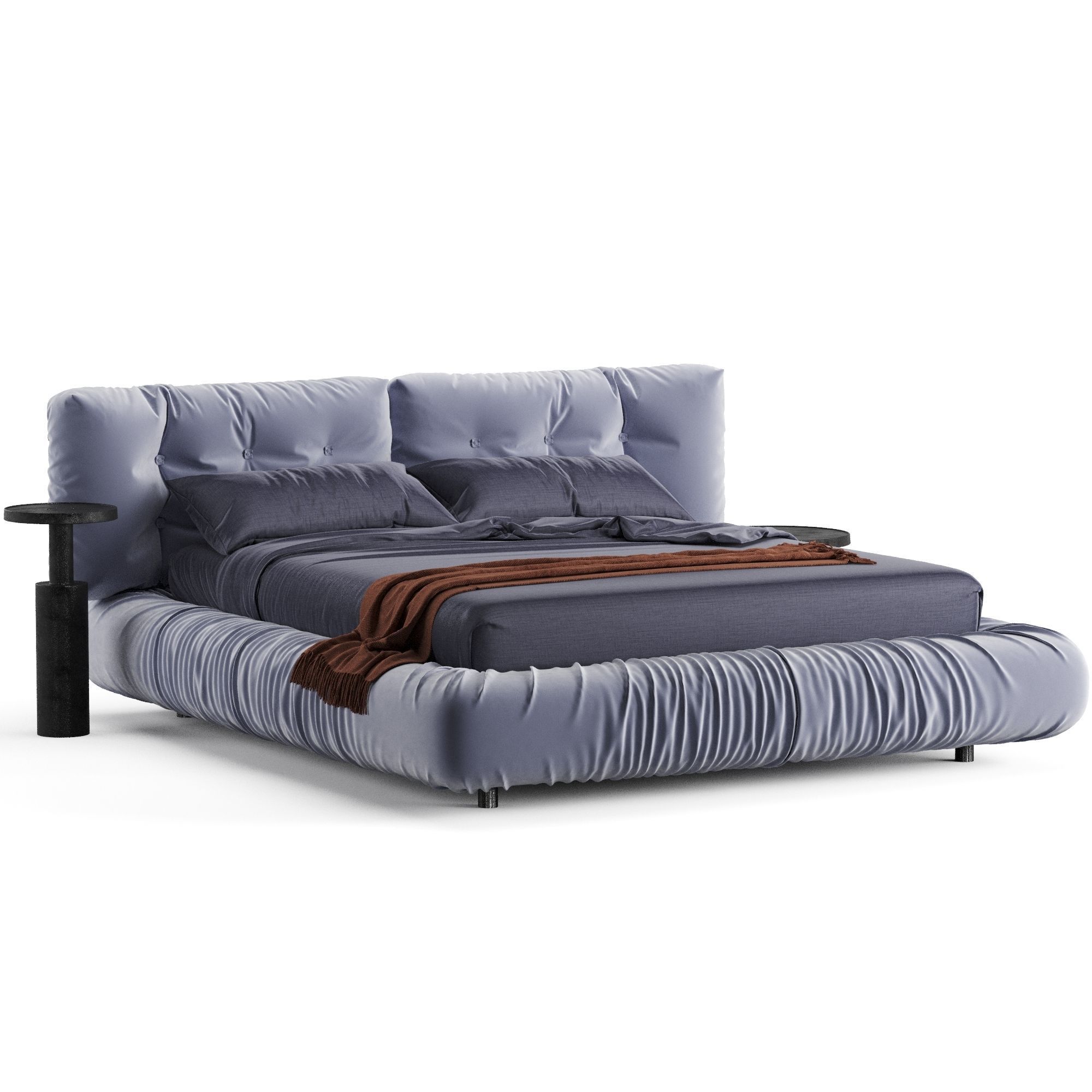 Baxter Milano Bed 3D model | CGTrader