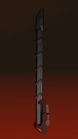 DOOM Eternal Crucible Sword 3D model animated rigged | CGTrader