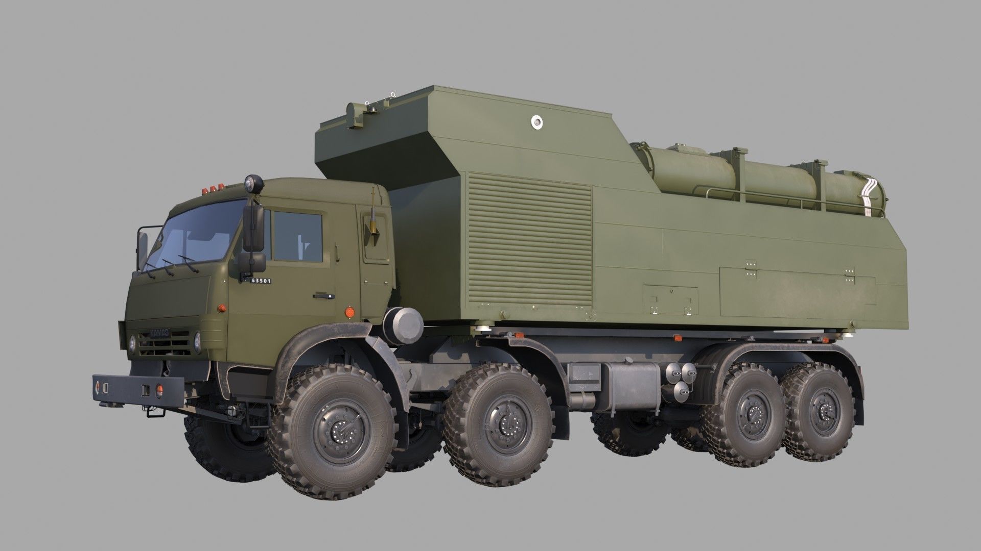 Rubezh-ME Coastal defense missile system 3D model | CGTrader