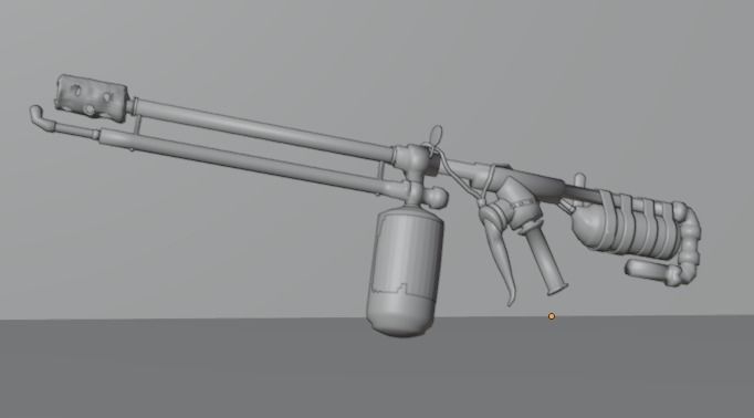flamethrower free VR / AR / low-poly 3D model | CGTrader
