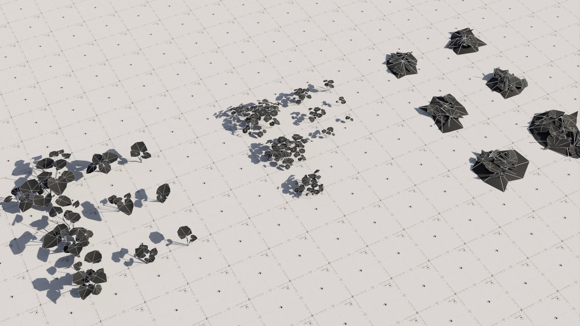 3D model Moss Biome Ground Scatter - 3D AssetKit PBR VR / AR / low-poly ...