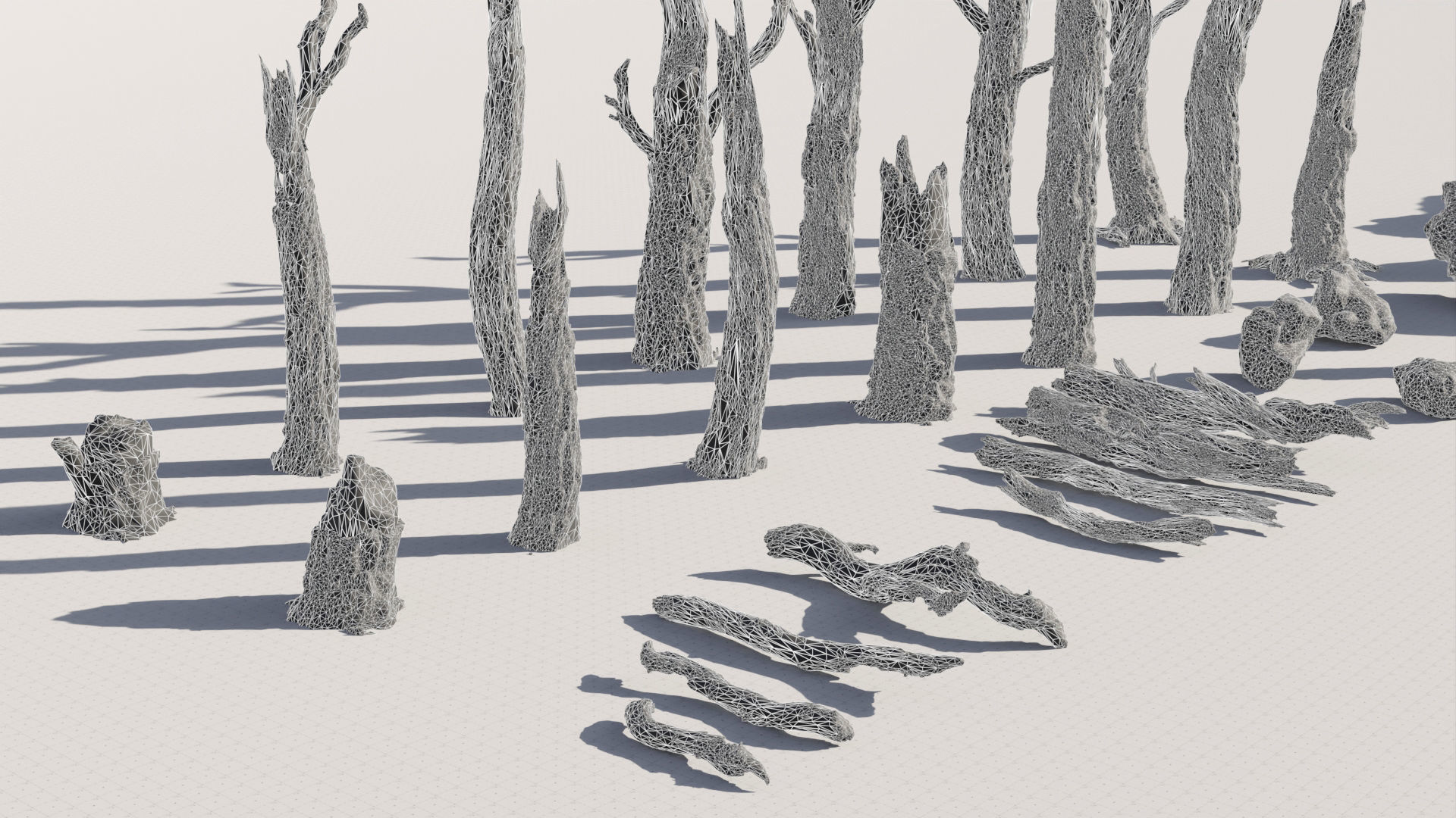 3D model Moss Biome Ground Scatter - 3D AssetKit PBR VR / AR / low-poly ...