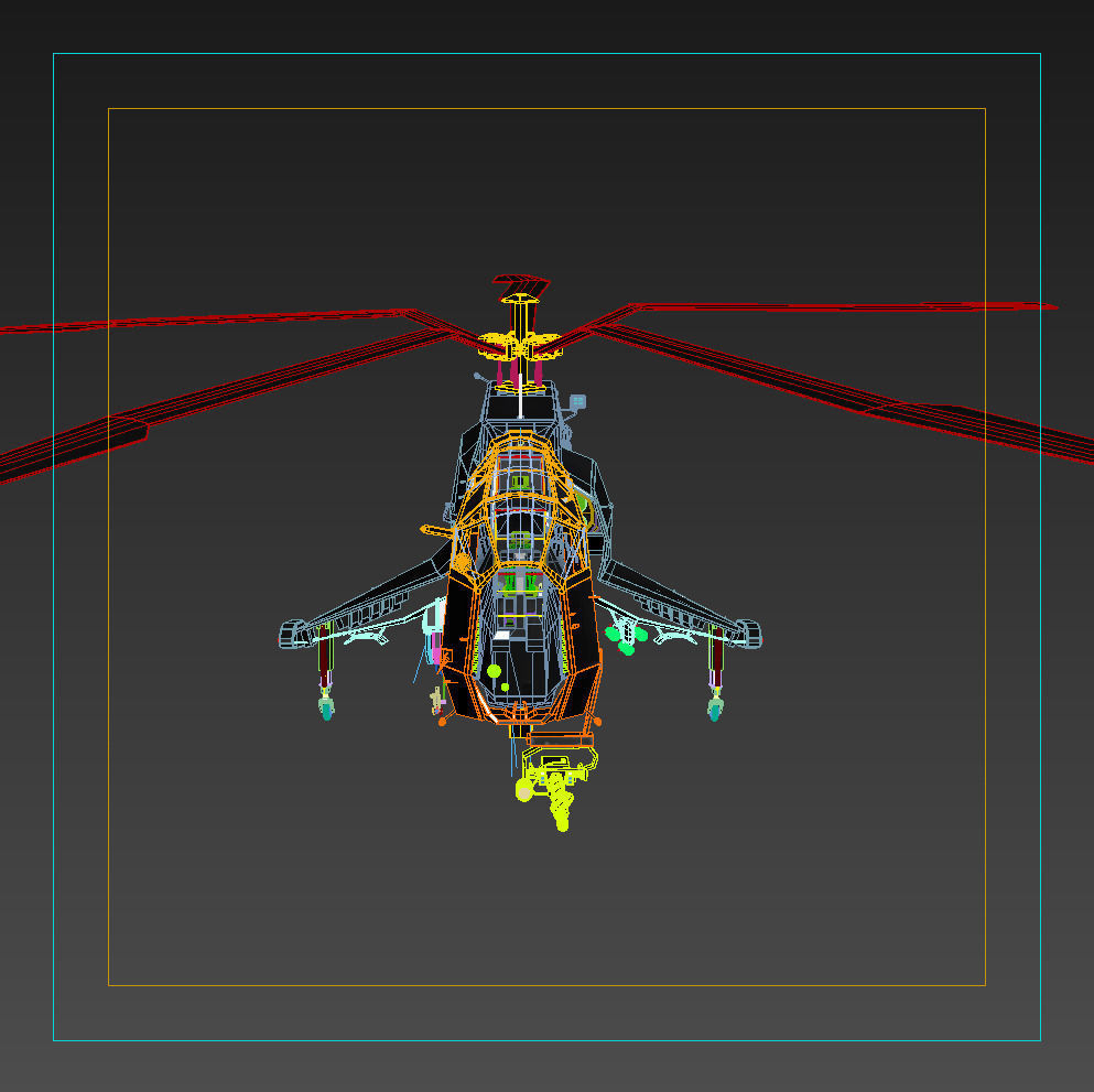 Combine Helicopter - Hunter-Chopper 3D model animated rigged | CGTrader