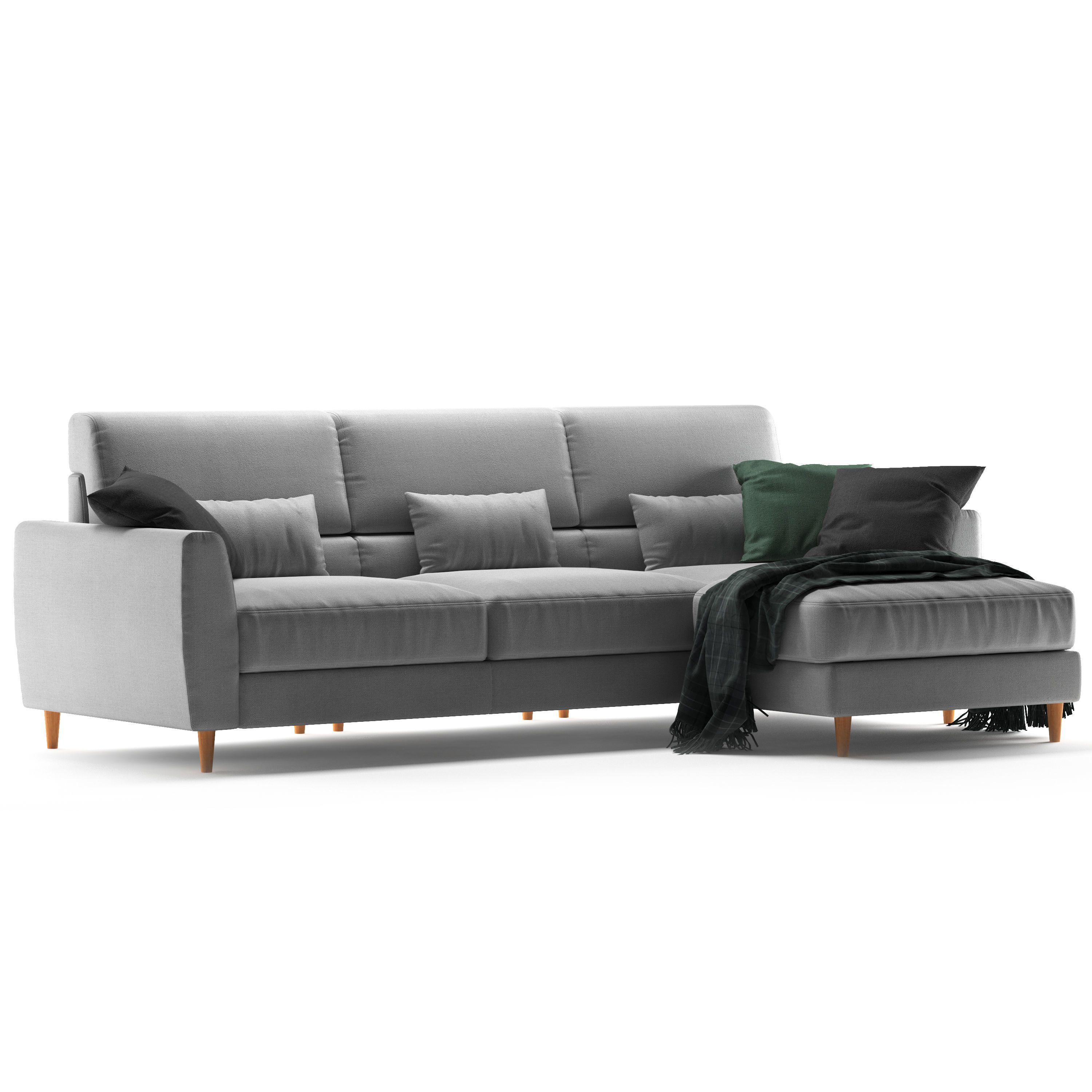 Ikea Slatorp with chaise 3D model | CGTrader