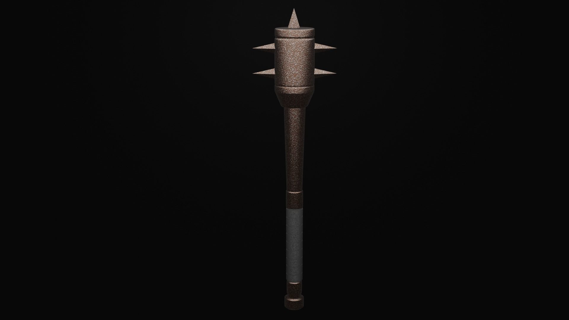 3D model Battle mace - rust edition VR / AR / low-poly | CGTrader