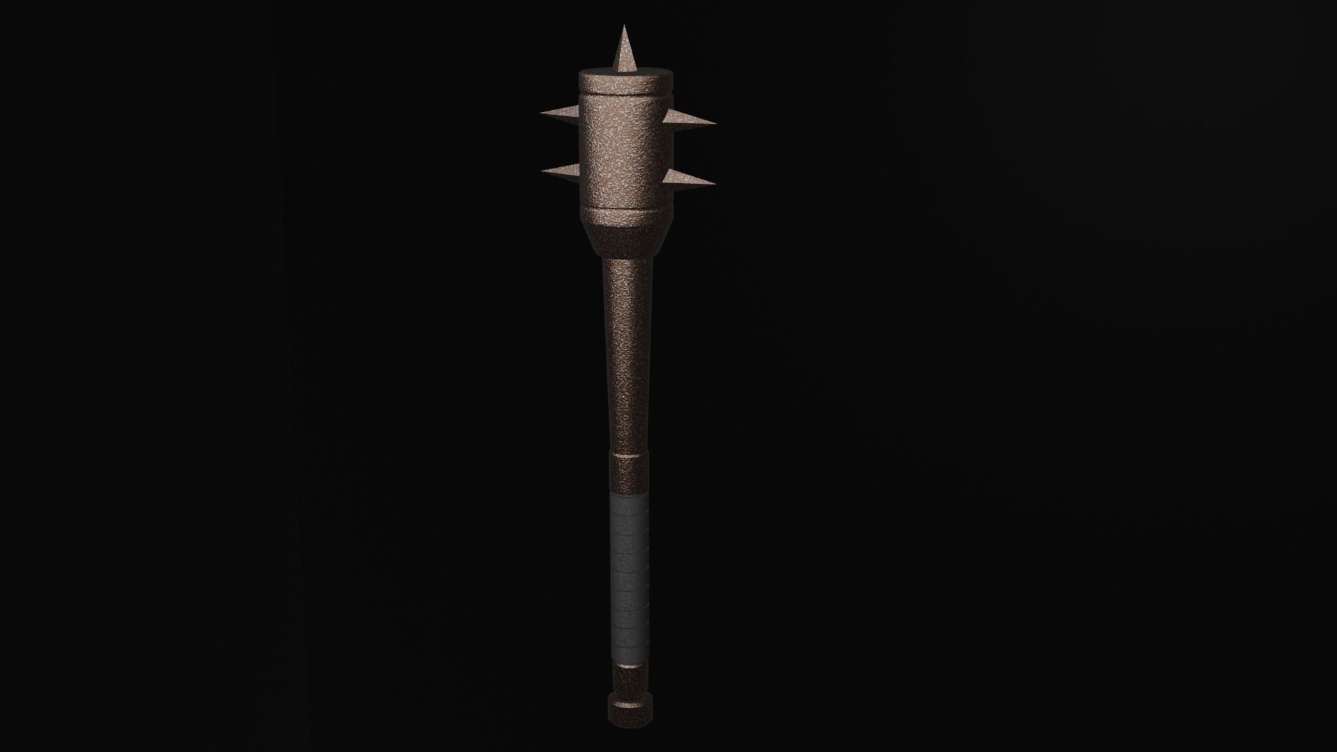 3D model Battle mace - rust edition VR / AR / low-poly | CGTrader