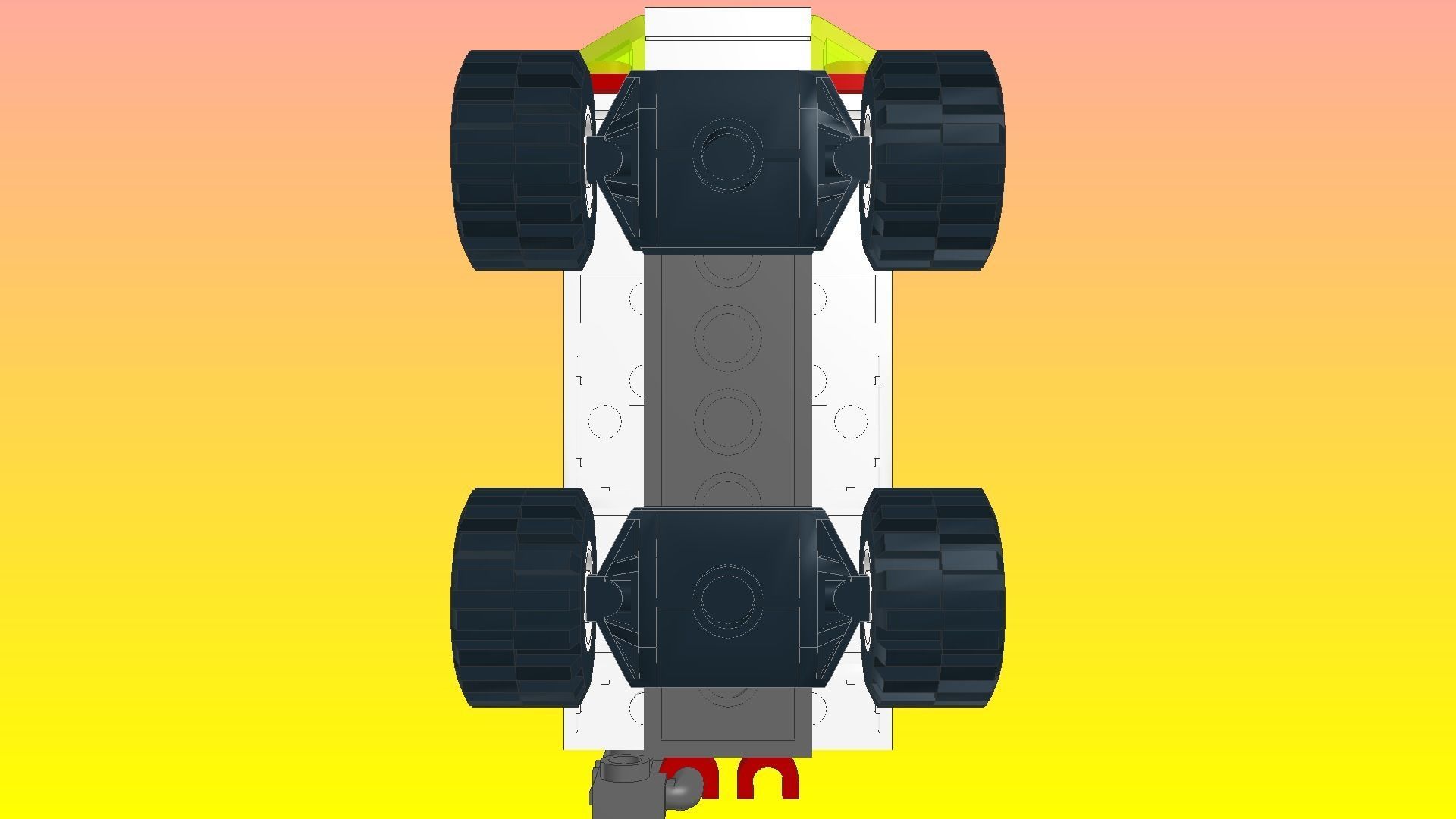 Lego Firefighters car Model 901 3D model | CGTrader