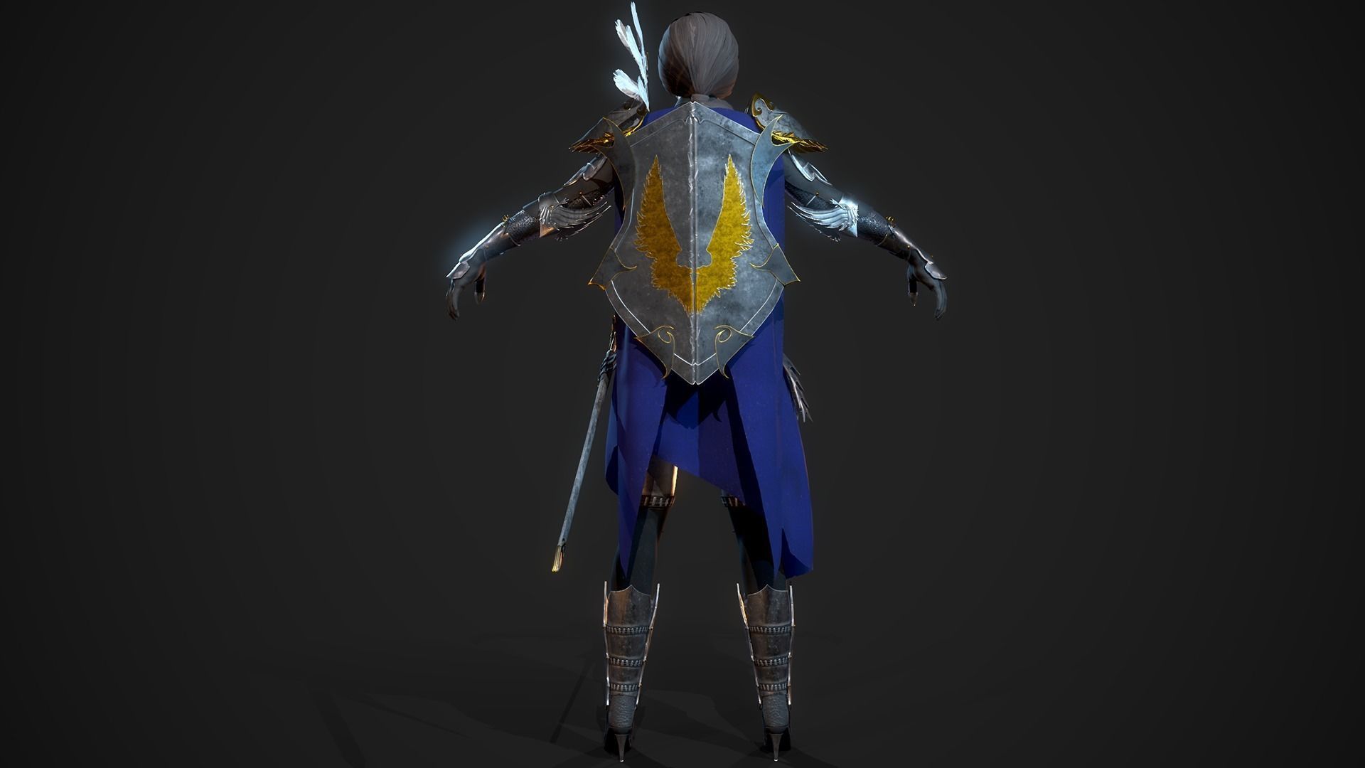 3D model Valkyrie Girl VR / AR / low-poly | CGTrader