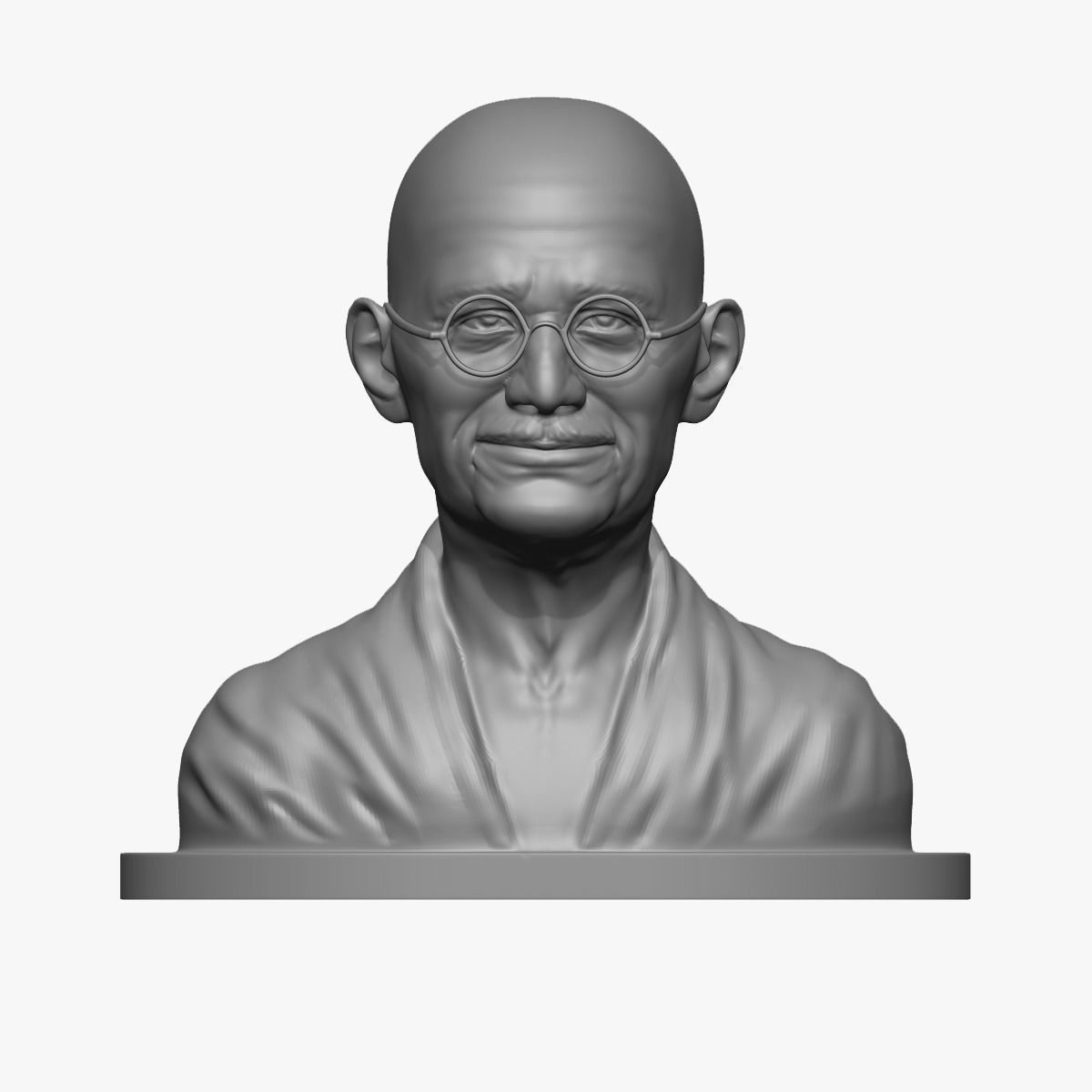 Mahatma Gandhi 3D model 3D printable | CGTrader
