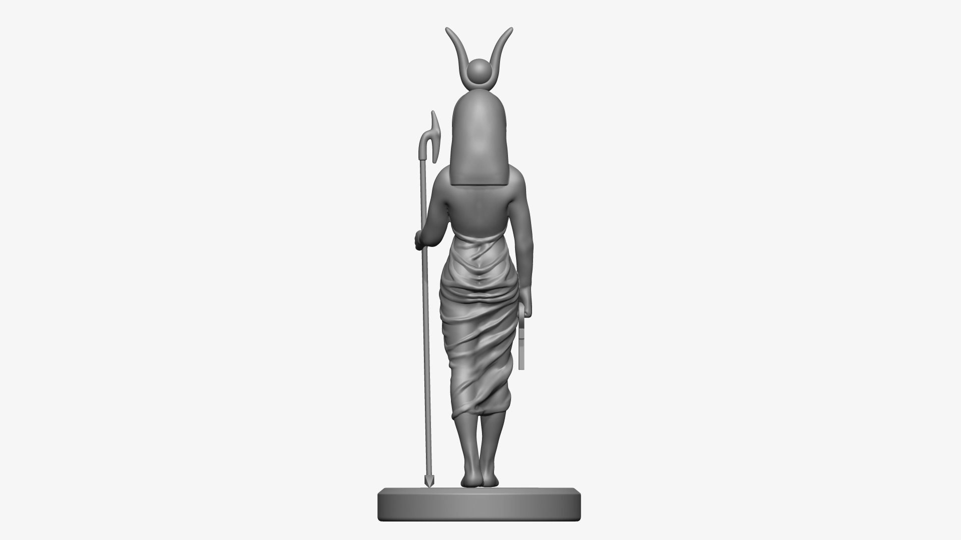 Egyptian Goddess isis Statue 3D model 3D printable | CGTrader
