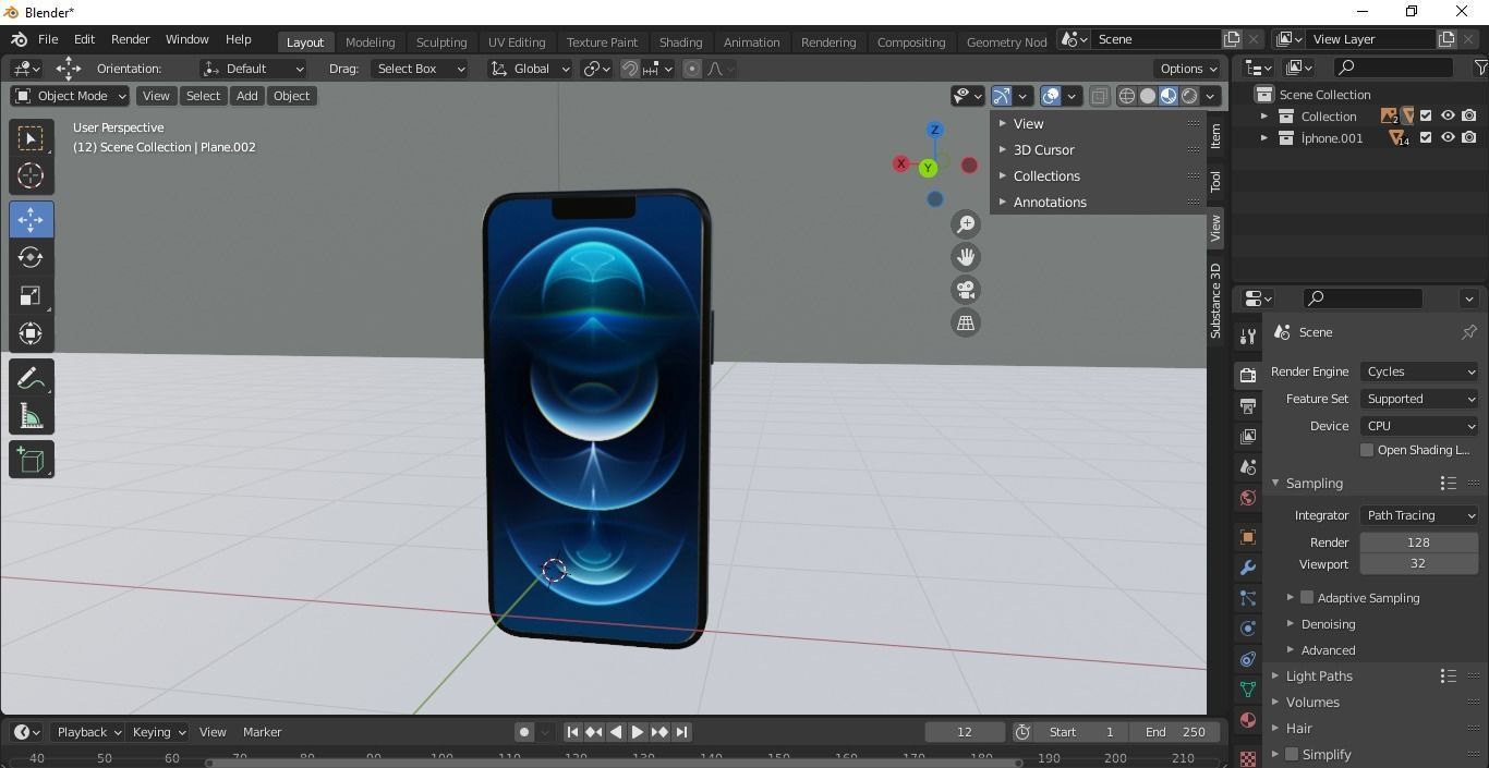 Iphone 12 PRO MAX 3D model | CGTrader