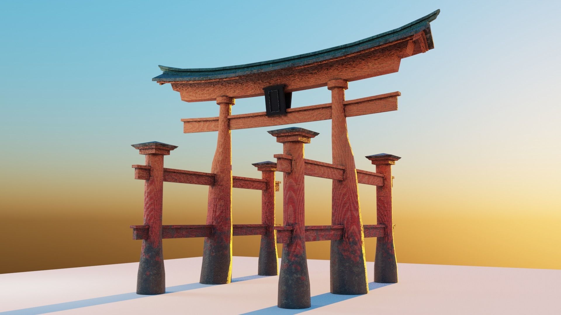 torii gate 3D model | CGTrader