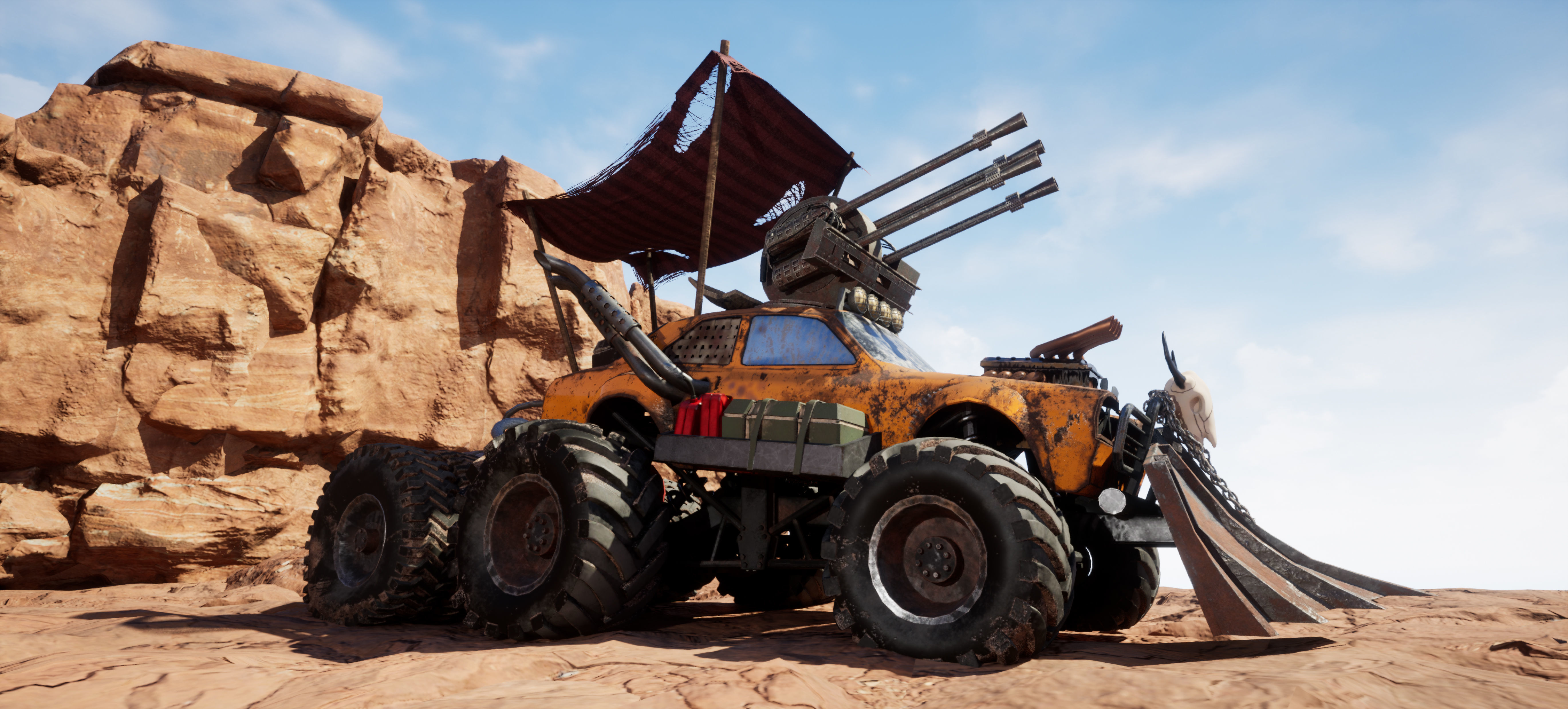 Mad max concept car 3D model | CGTrader