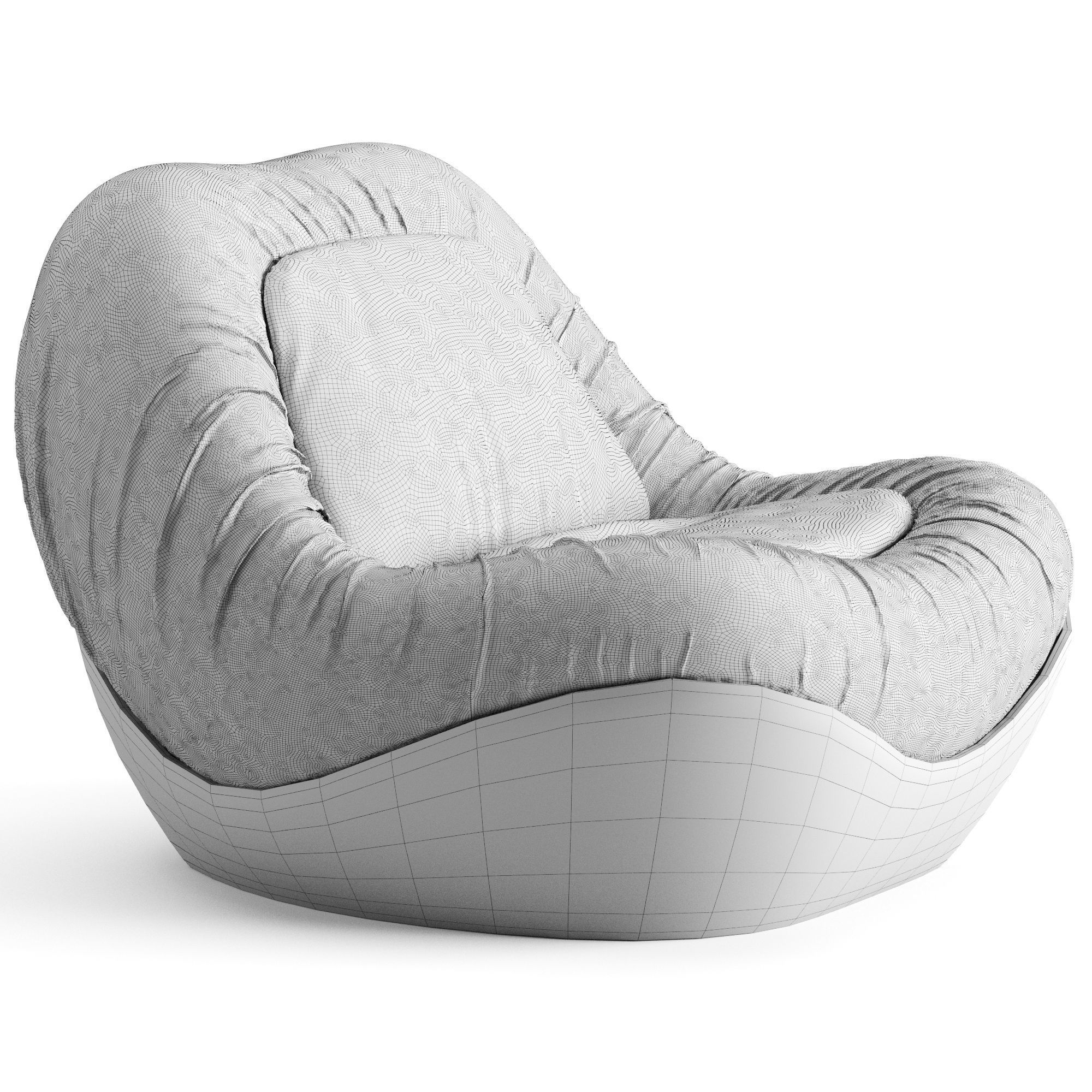 Baxter Barret Armchair 3D model | CGTrader
