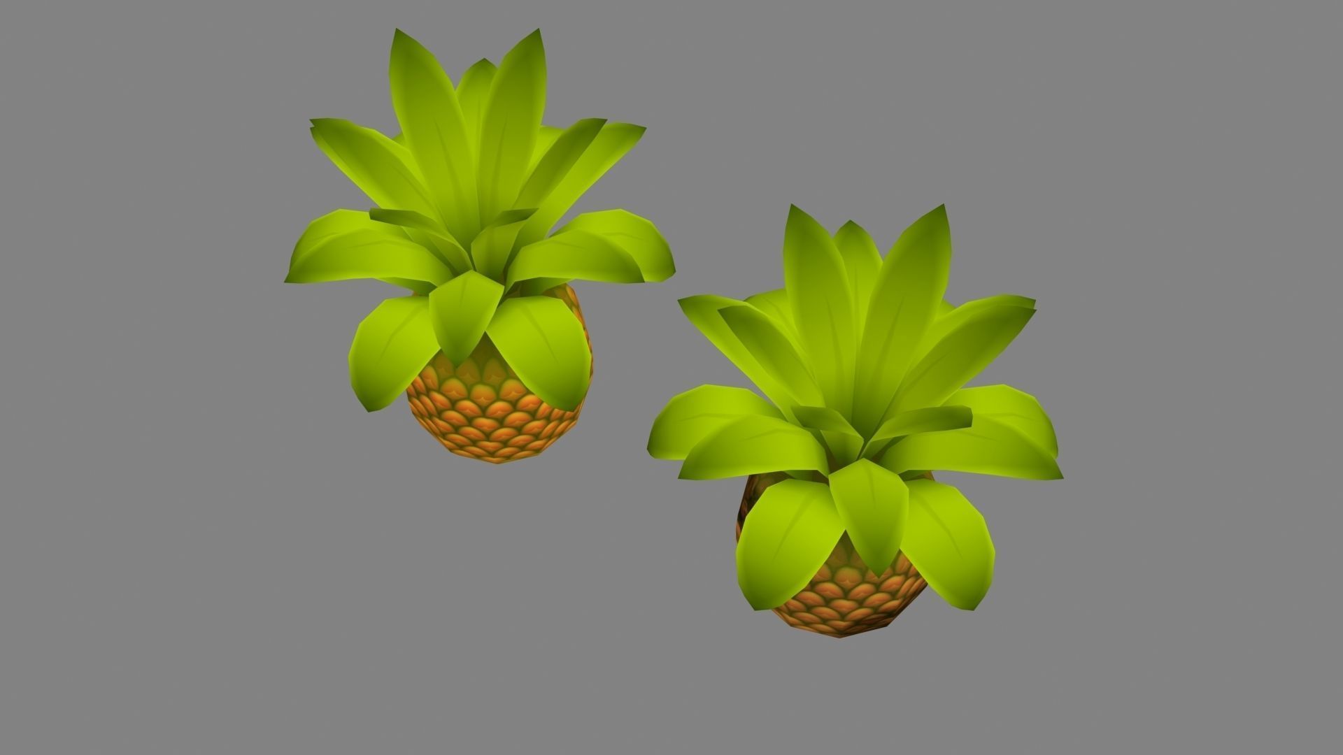 3D model Cartoon rotten fruit - pineapple VR / AR / low-poly | CGTrader