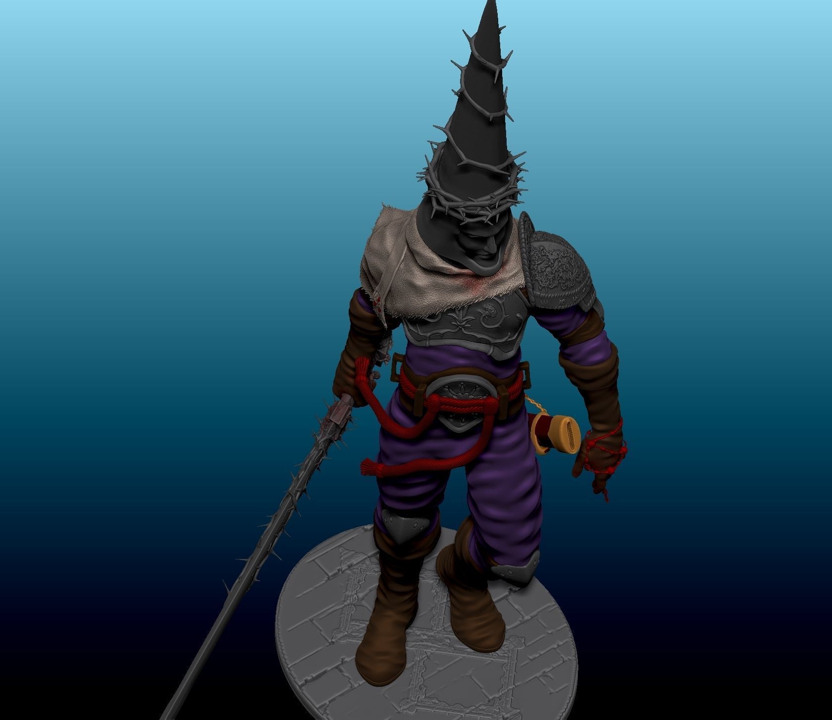 Penitent one from Blasphemous V3 3D model 3D printable | CGTrader