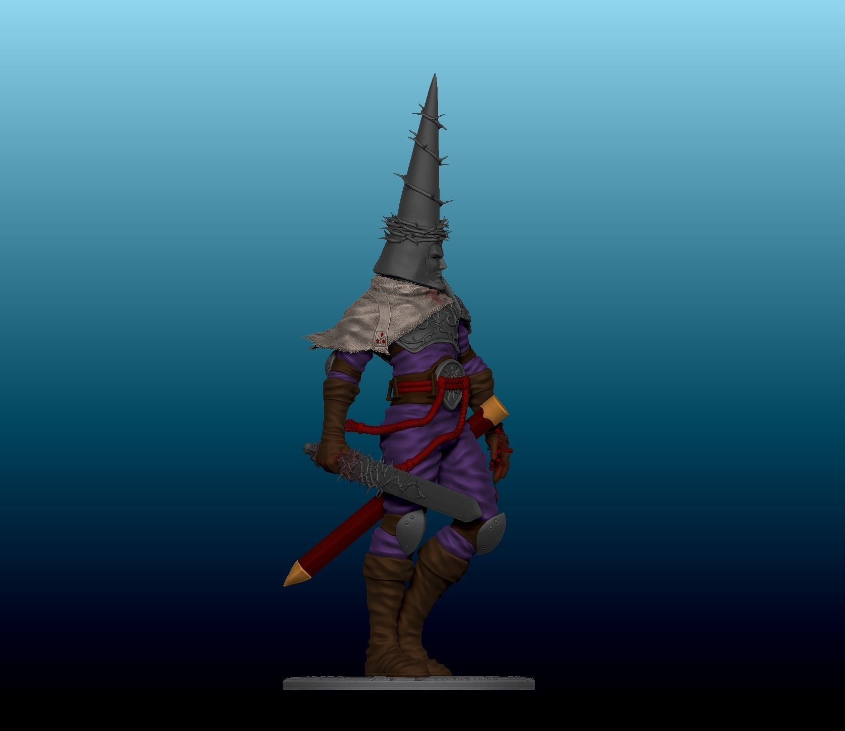 Penitent one from Blasphemous V3 3D model 3D printable | CGTrader