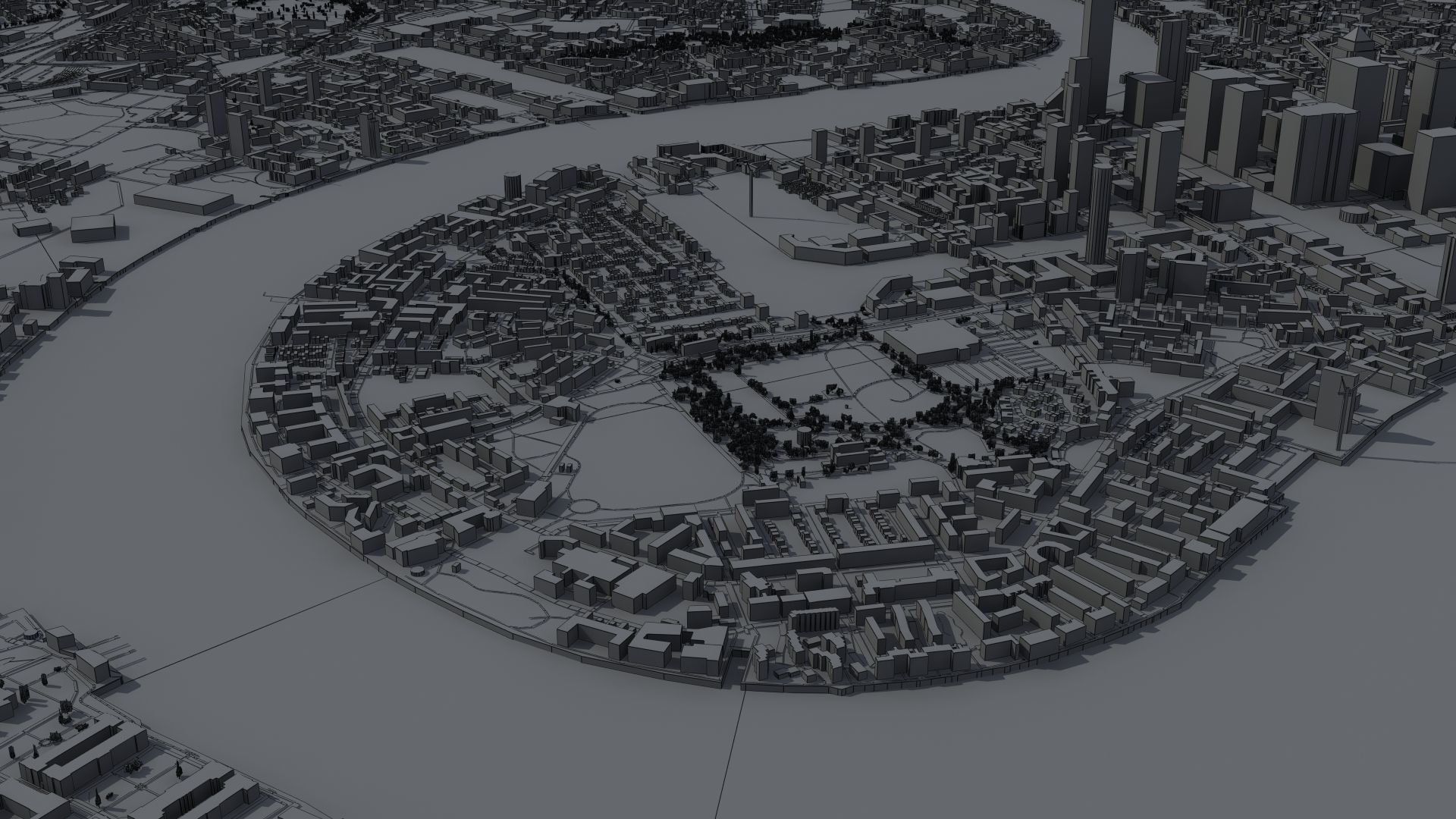 3D model London City UK VR / AR / low-poly | CGTrader