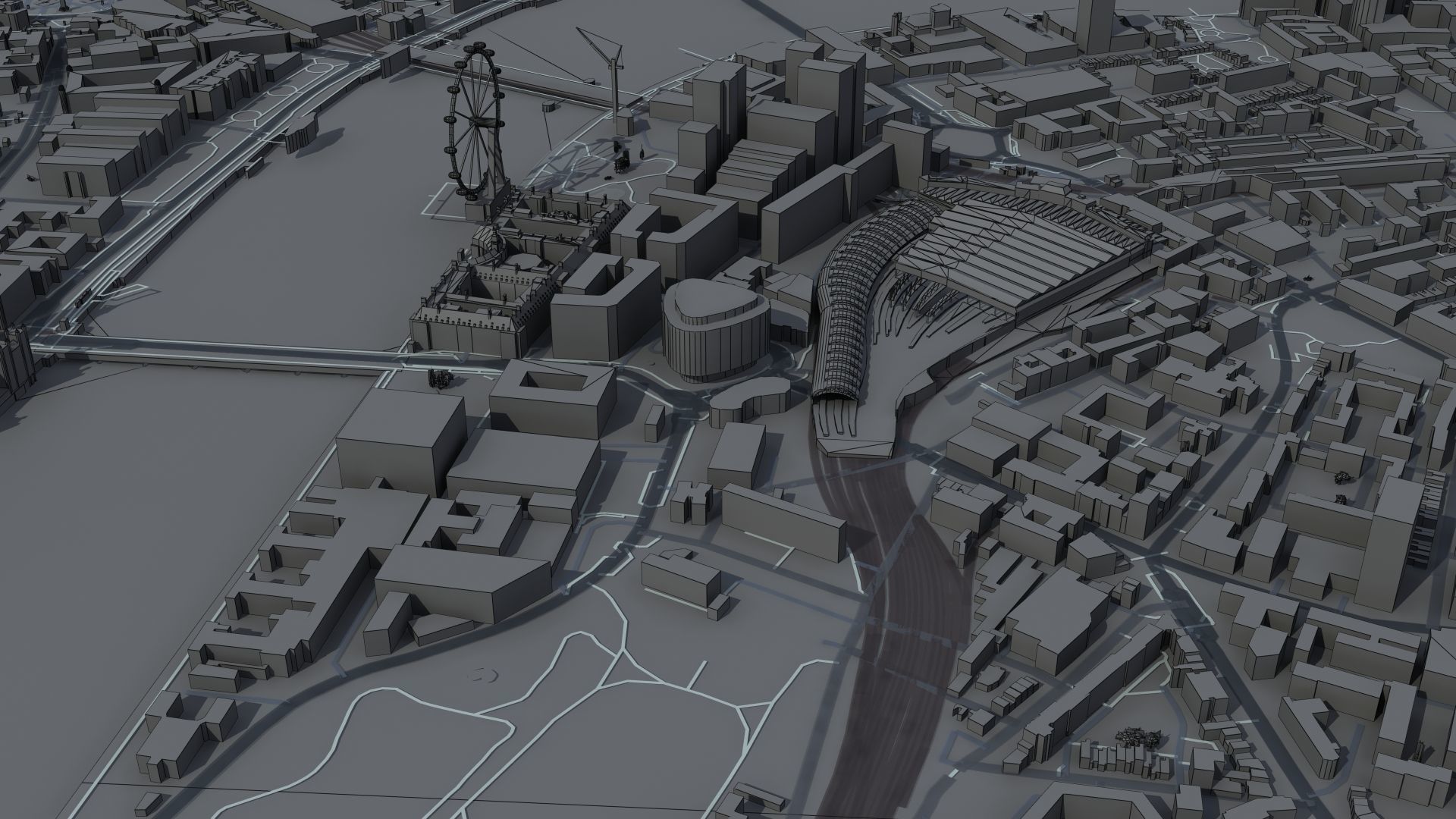 3D model London City UK VR / AR / low-poly | CGTrader