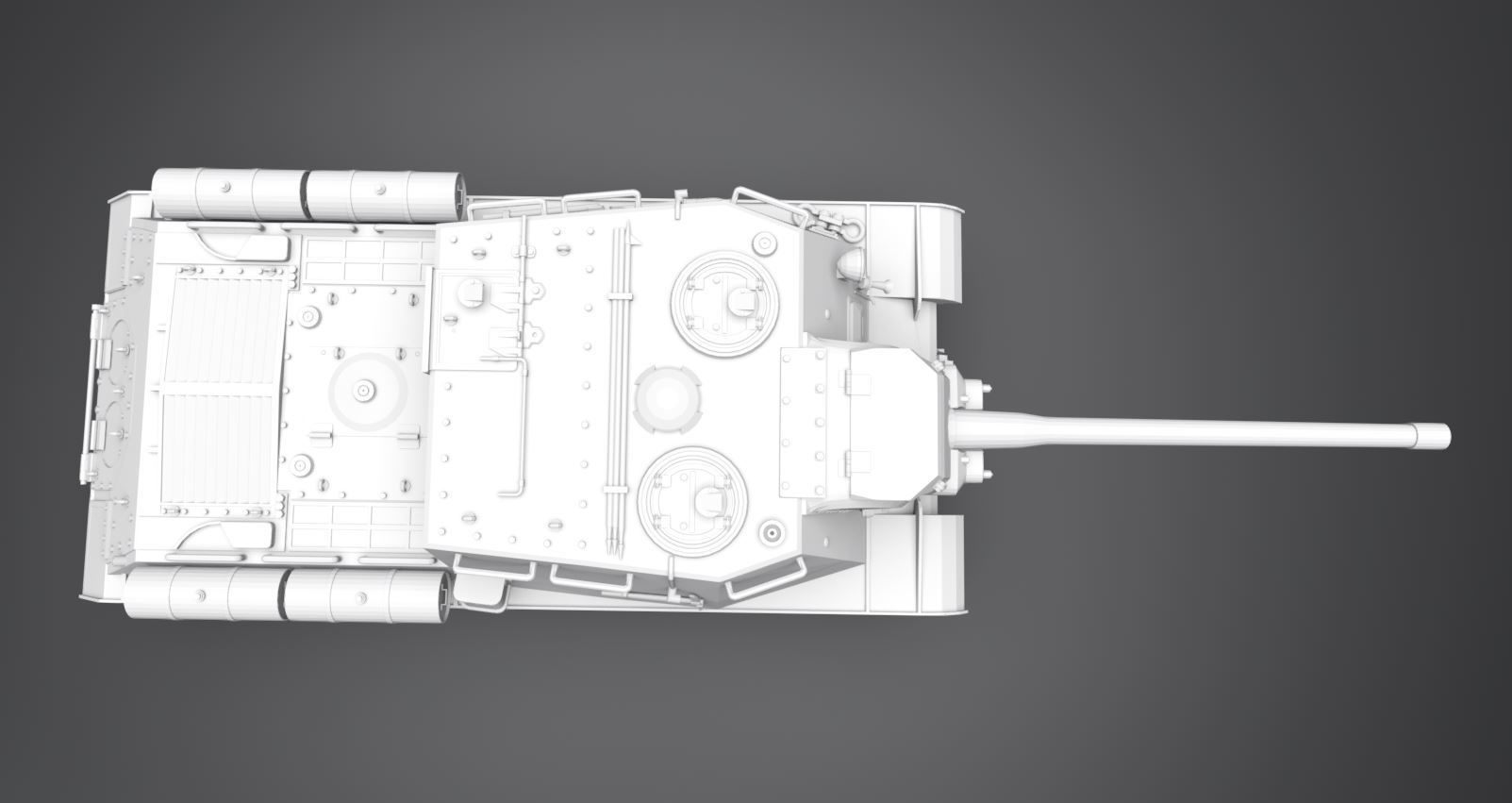 ISU 122 Scale model 3D model 3D printable | CGTrader