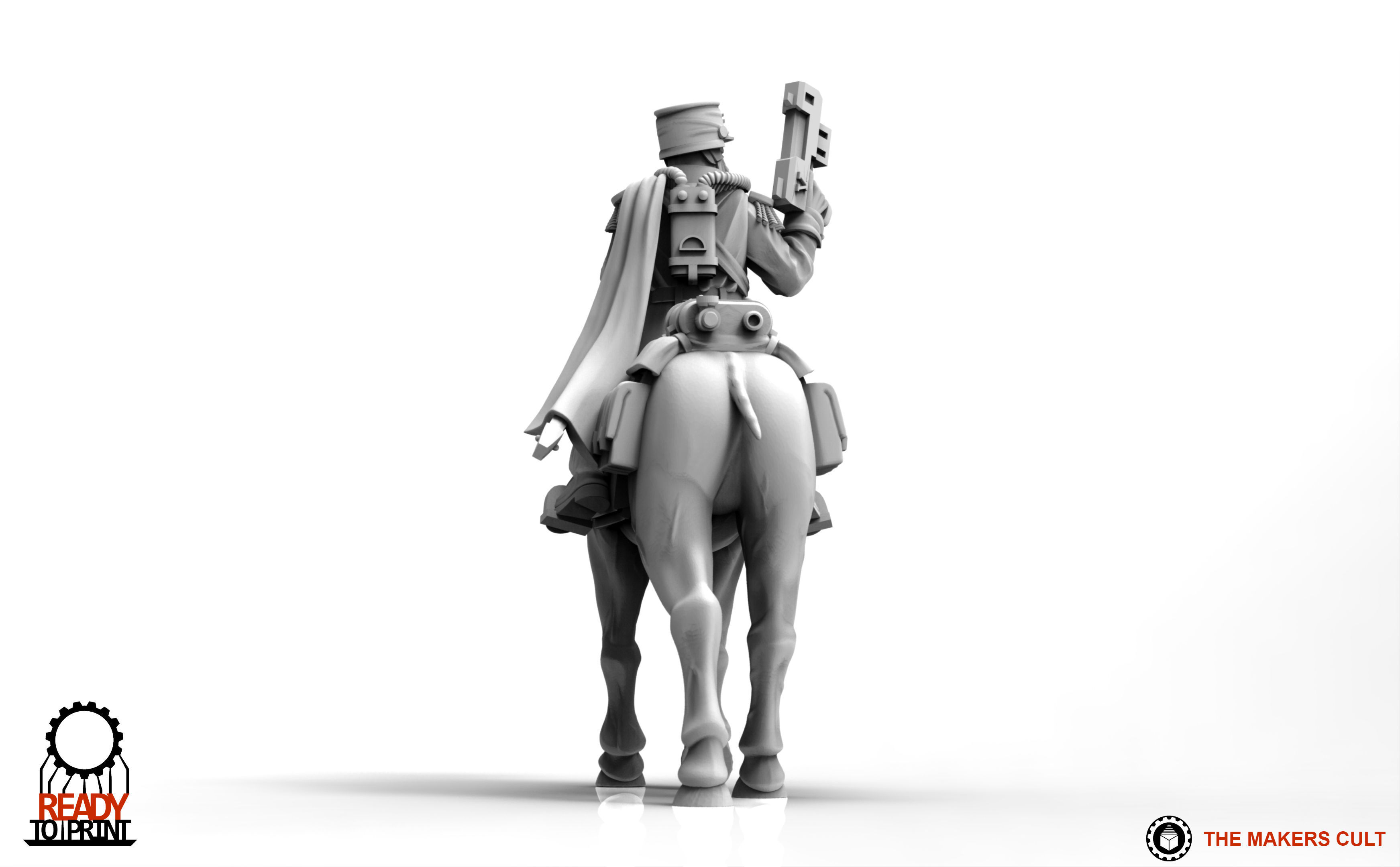 Valour Korps - Cavalry General Gustav 3D model 3D printable | CGTrader
