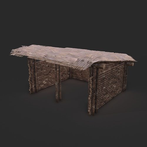 3D model Viking Hut S VR / AR / low-poly | CGTrader