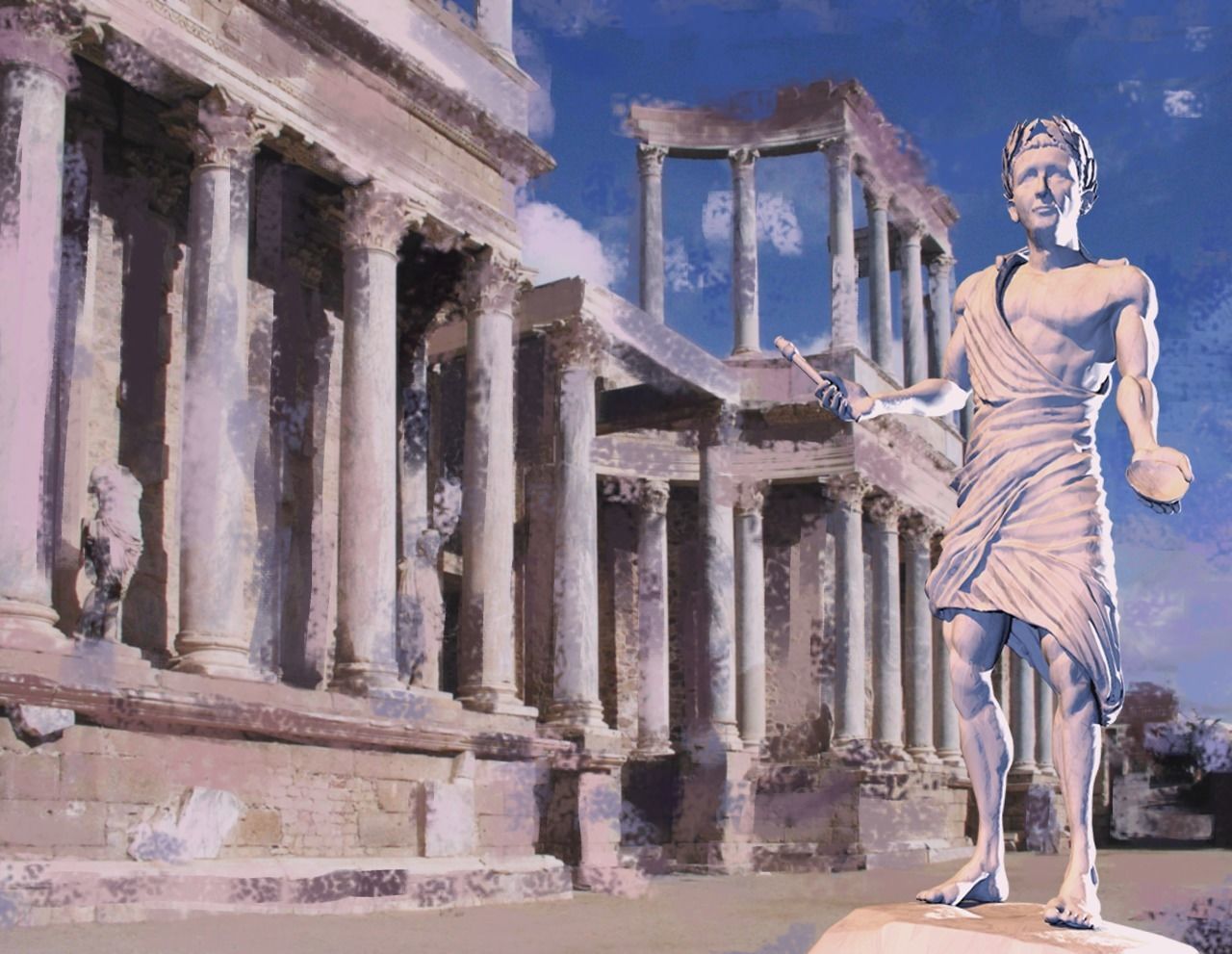 Roman Statue 3D model | CGTrader