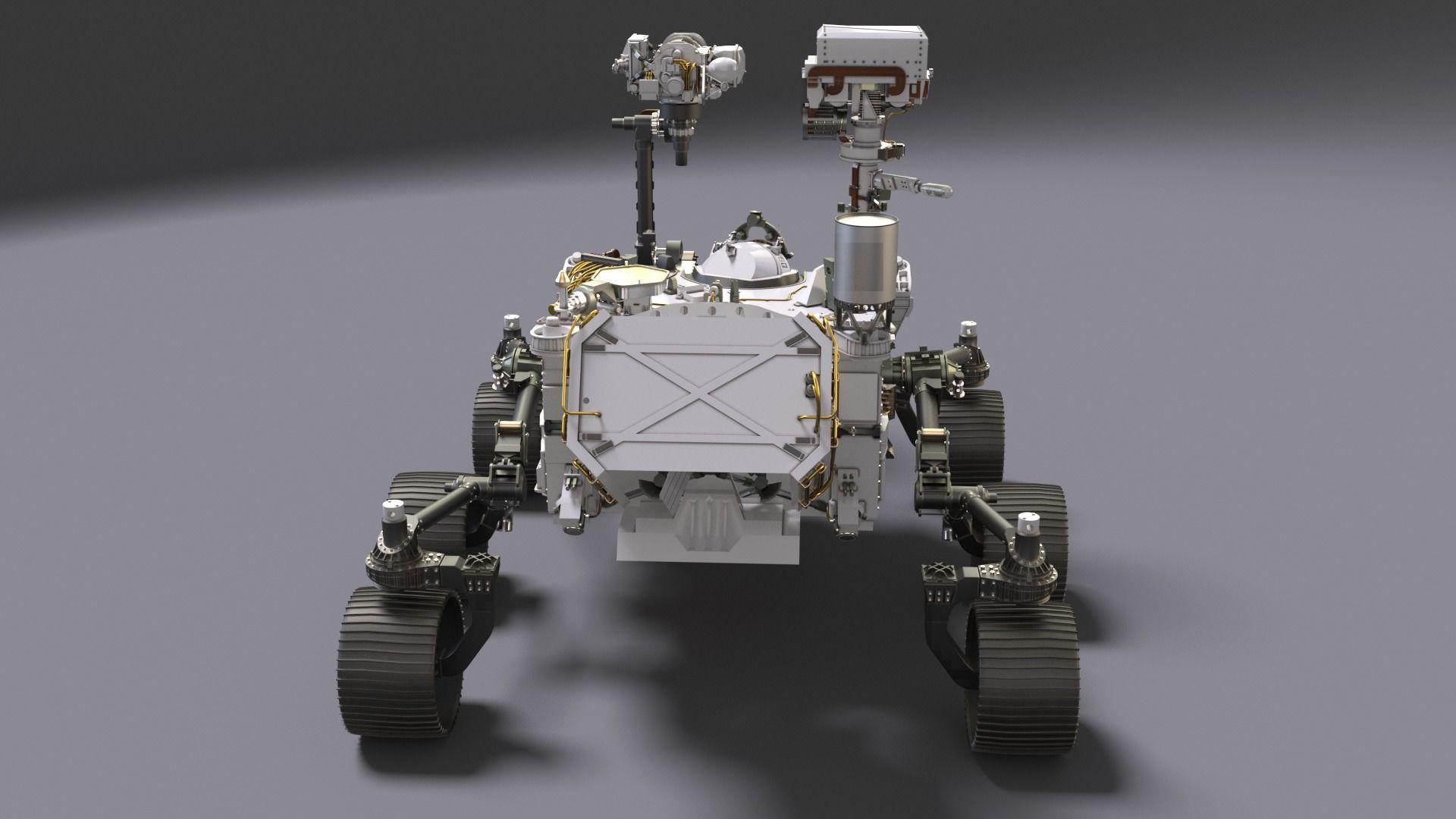 Perseverance Mars Rover 3D model rigged | CGTrader