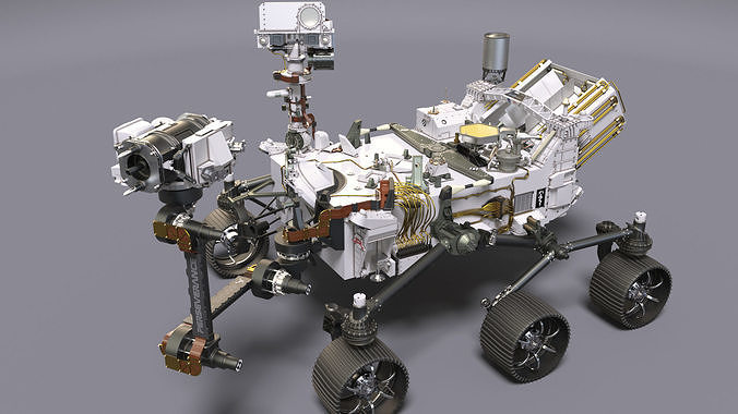 Perseverance Mars Rover 3D model rigged | CGTrader
