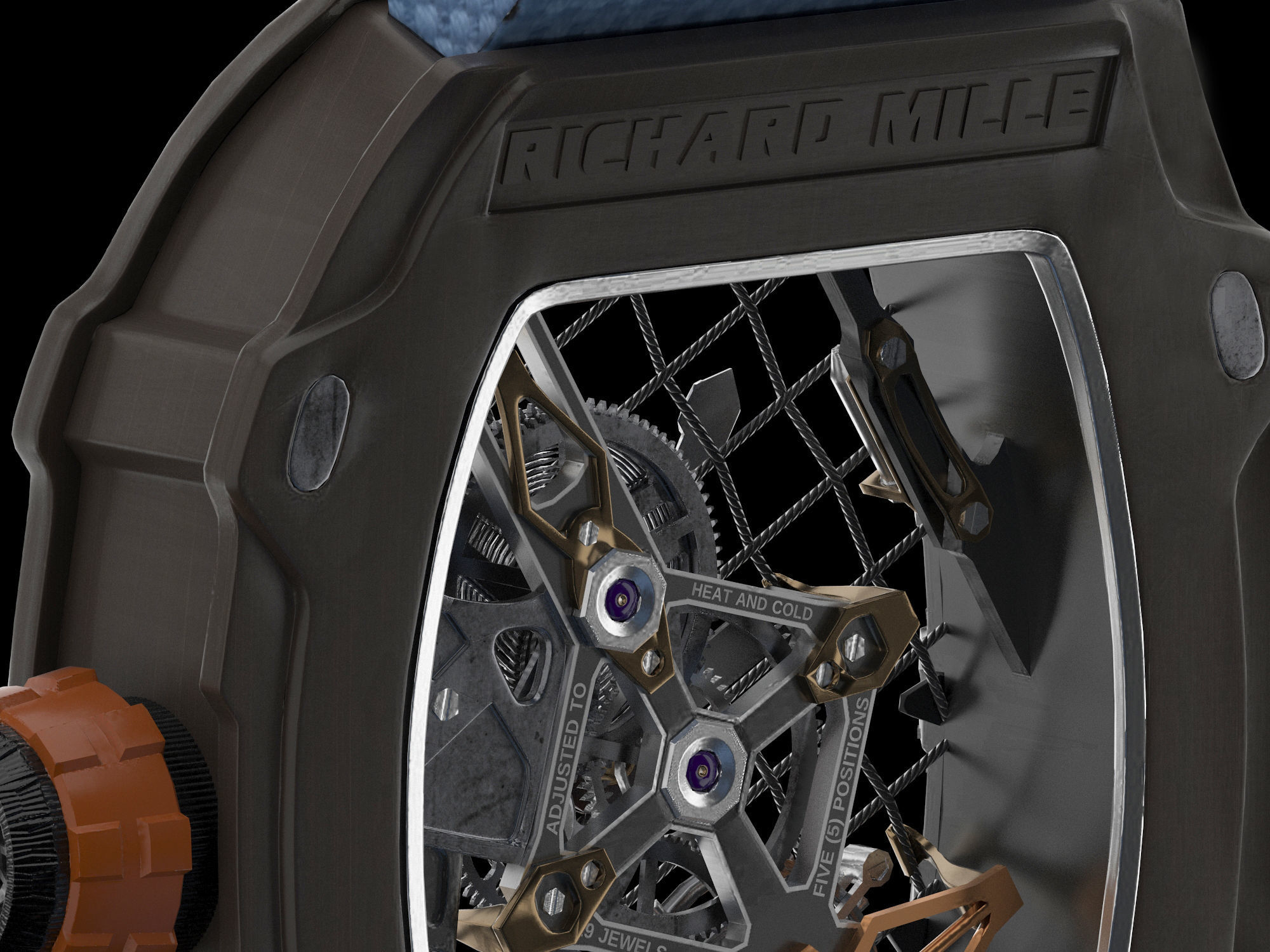 3D model Richard Mille Nadal RM 27-04 LOWPOLY VR / AR / low-poly | CGTrader